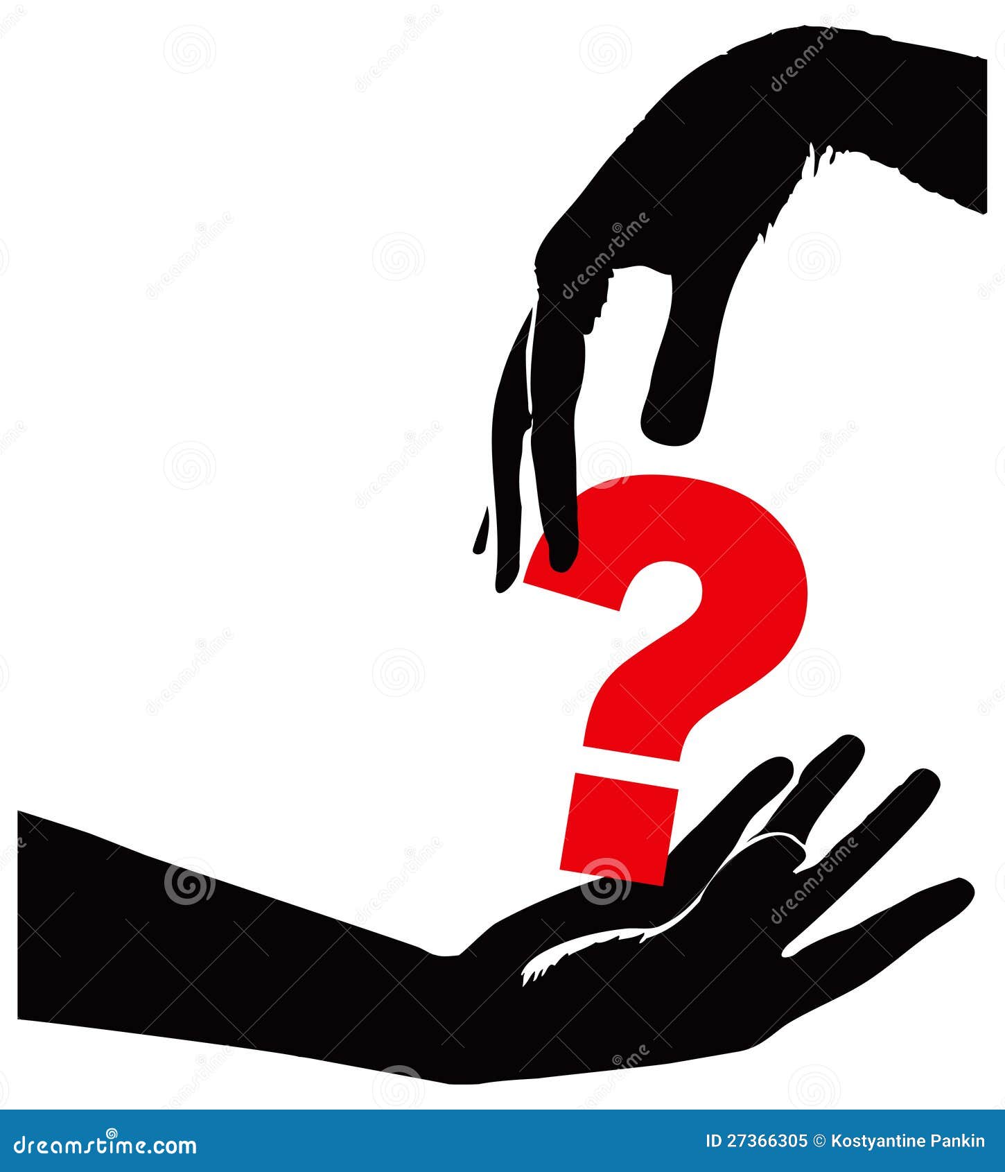 Creative question stock vector. Illustration of pass - 27366305