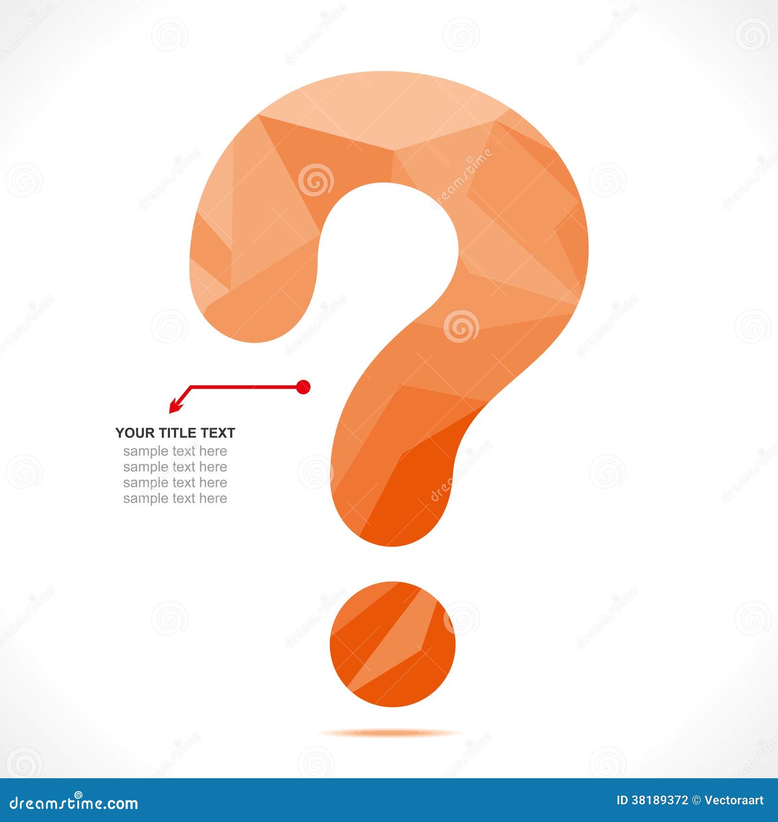 Creative question mark stock vector. Illustration of pursuit - 38189372