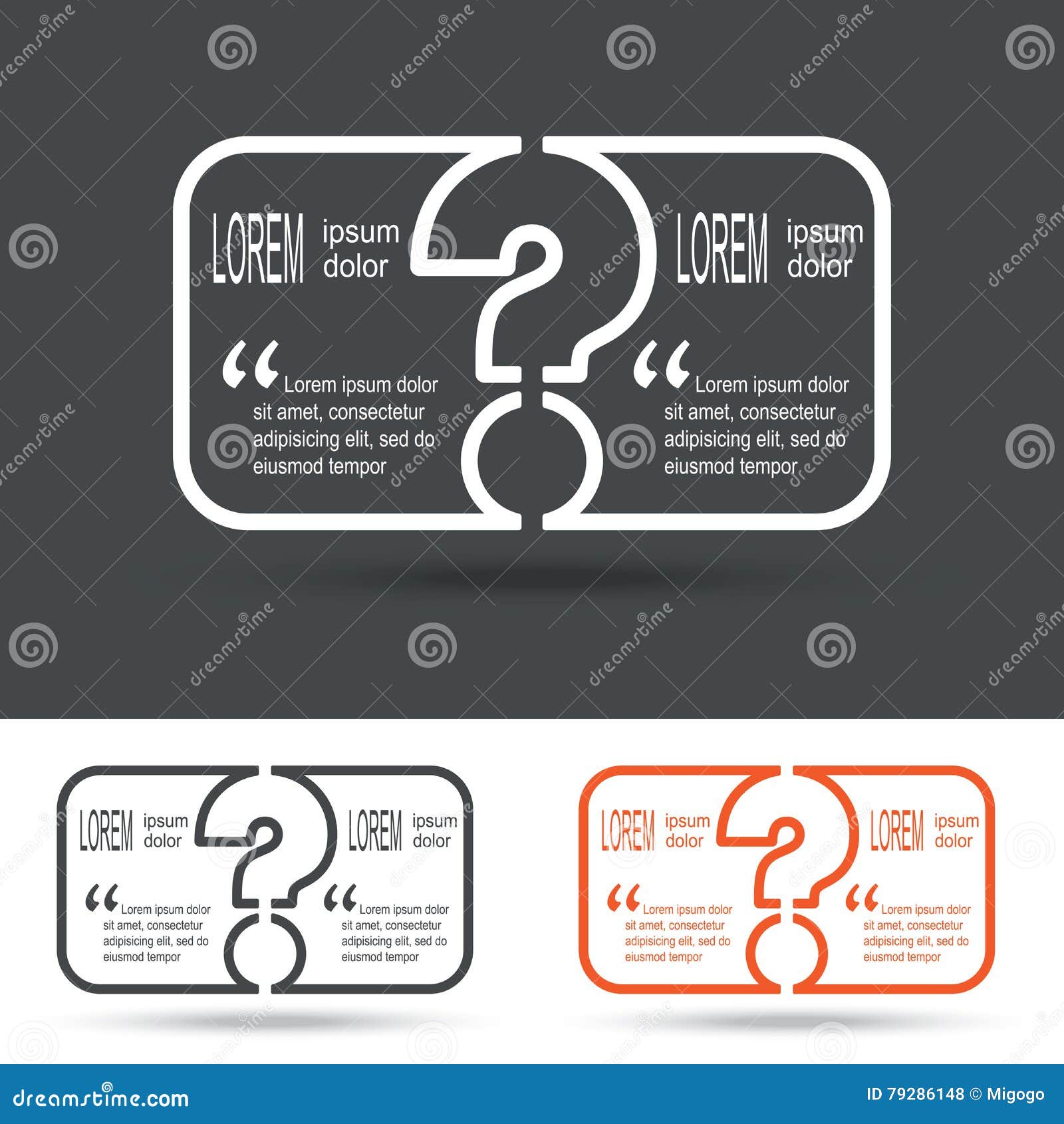 A Creative Question Mark Circular In Rainbow Spectrum Vector ...