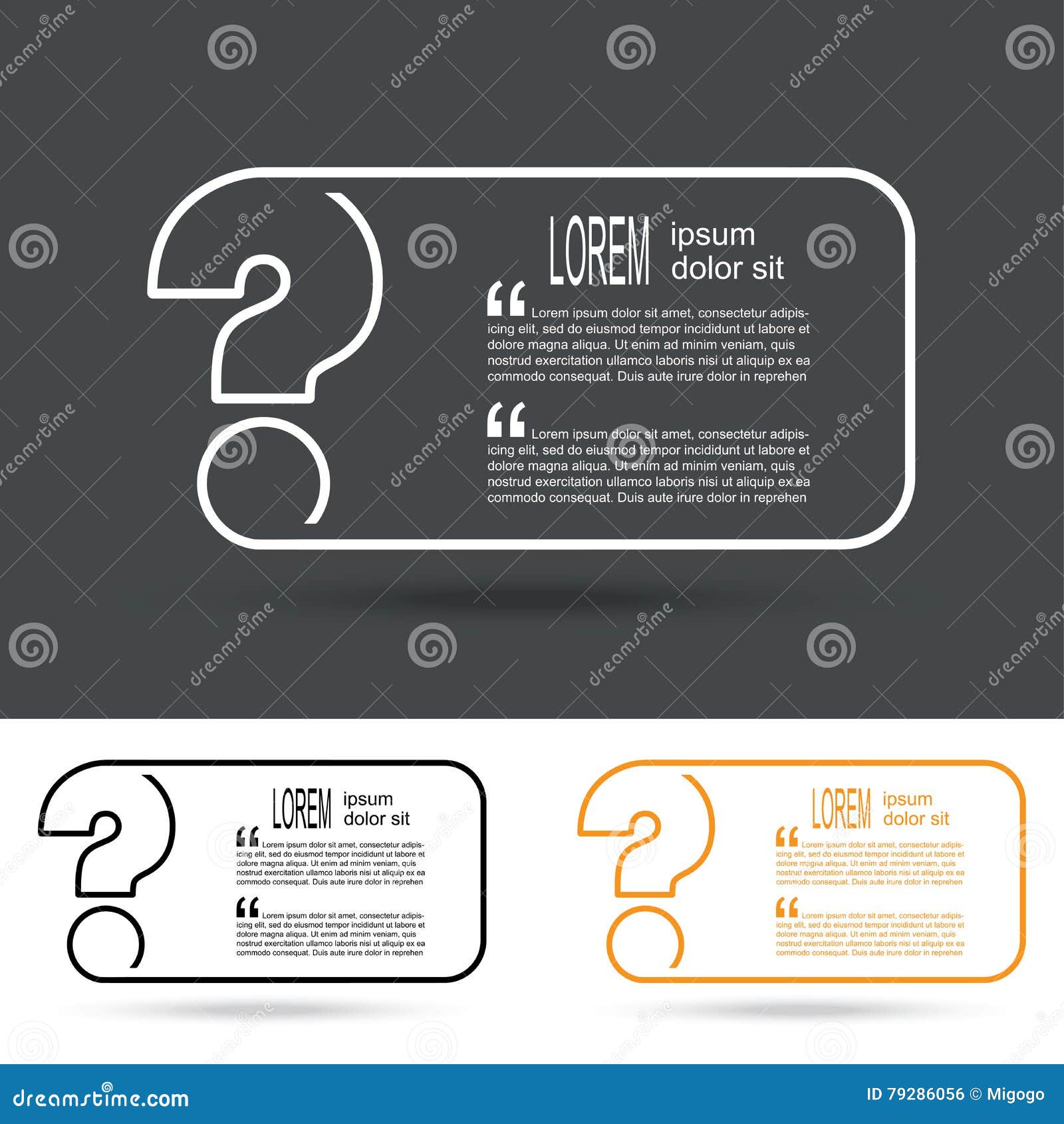 A Creative Question Mark Circular In Rainbow Spectrum Vector ...