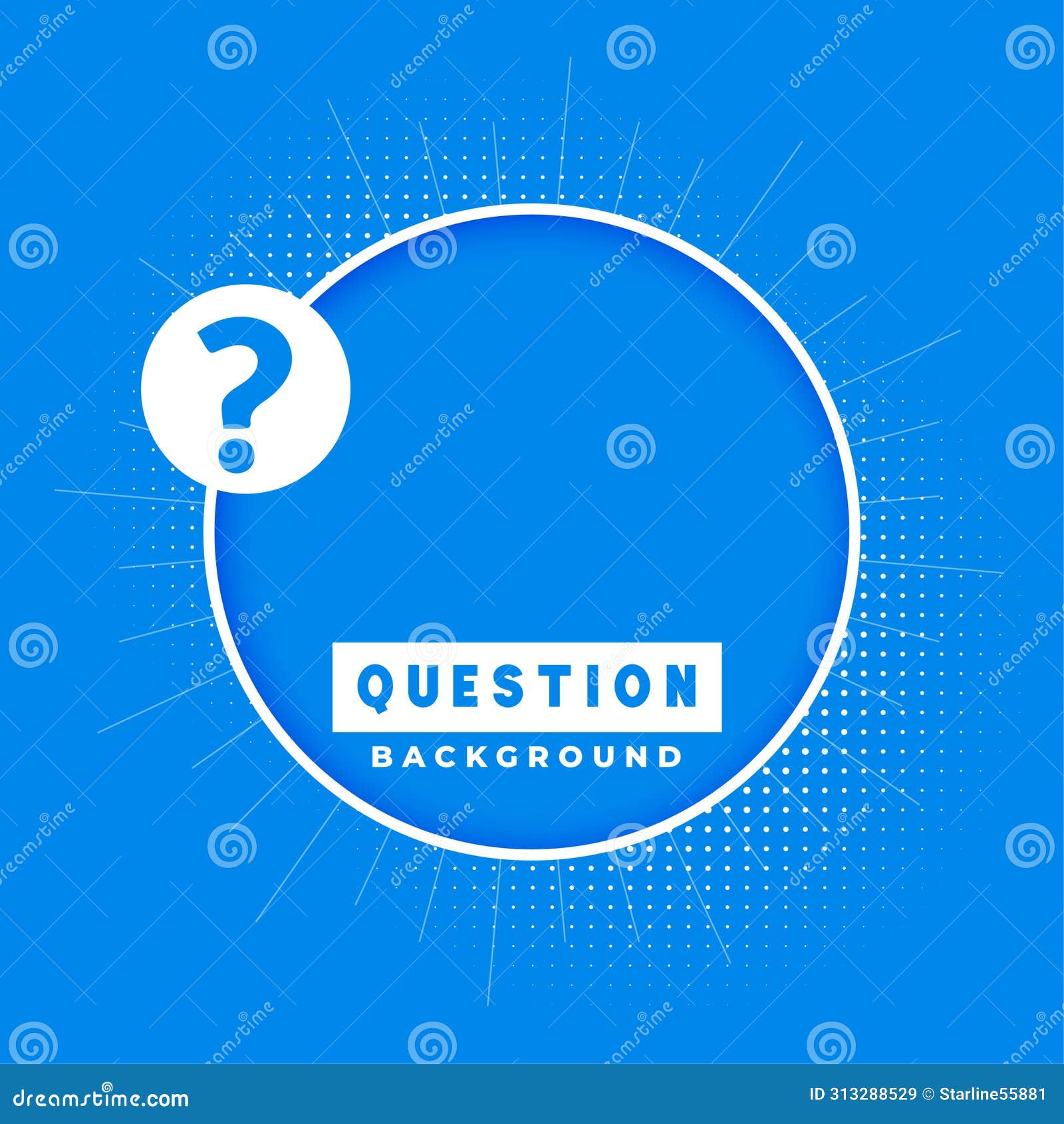 Creative Question Mark Symbol Blue Background for Guidance or Support ...