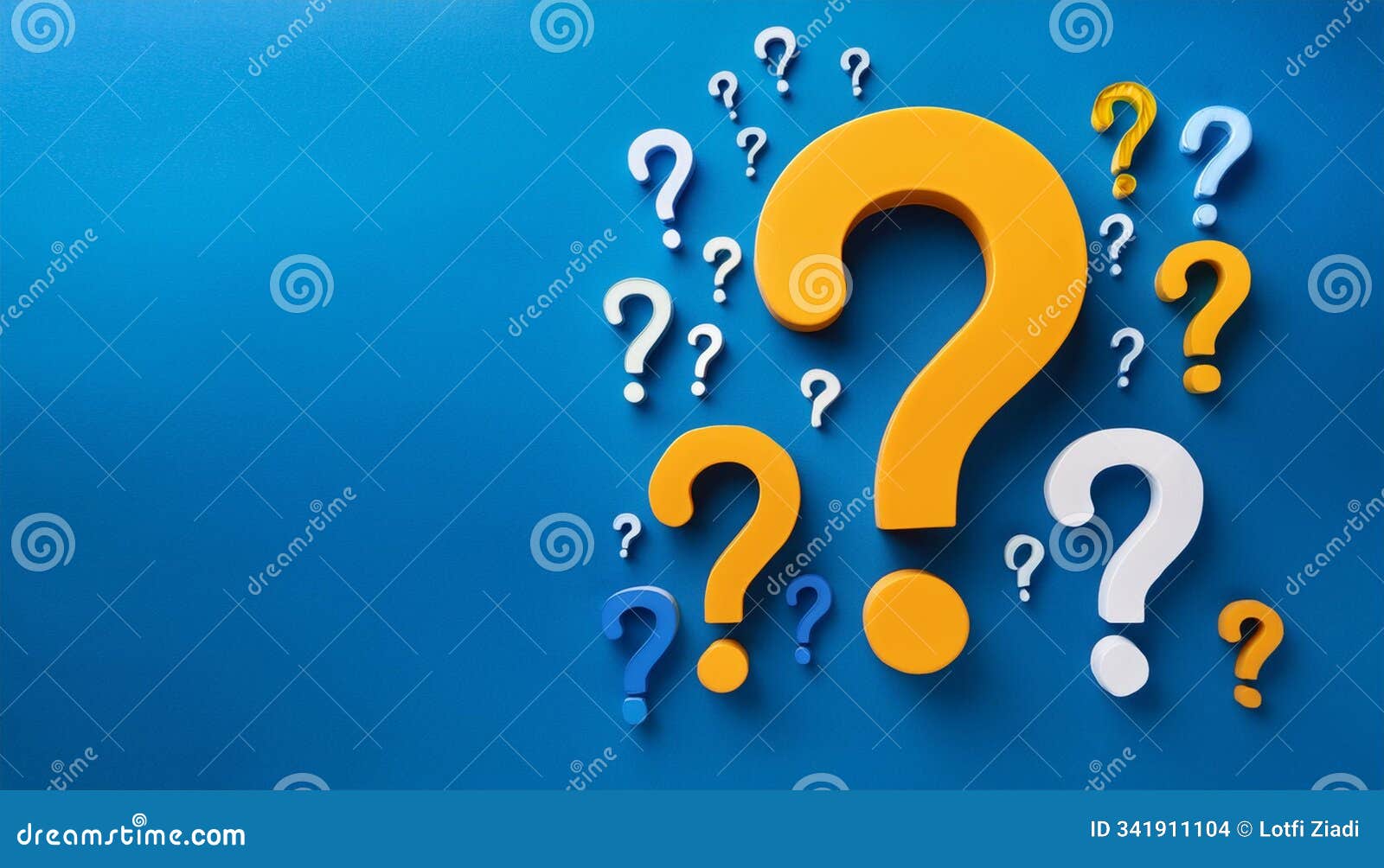 A Creative Question Mark Circular In Rainbow Spectrum Vector ...