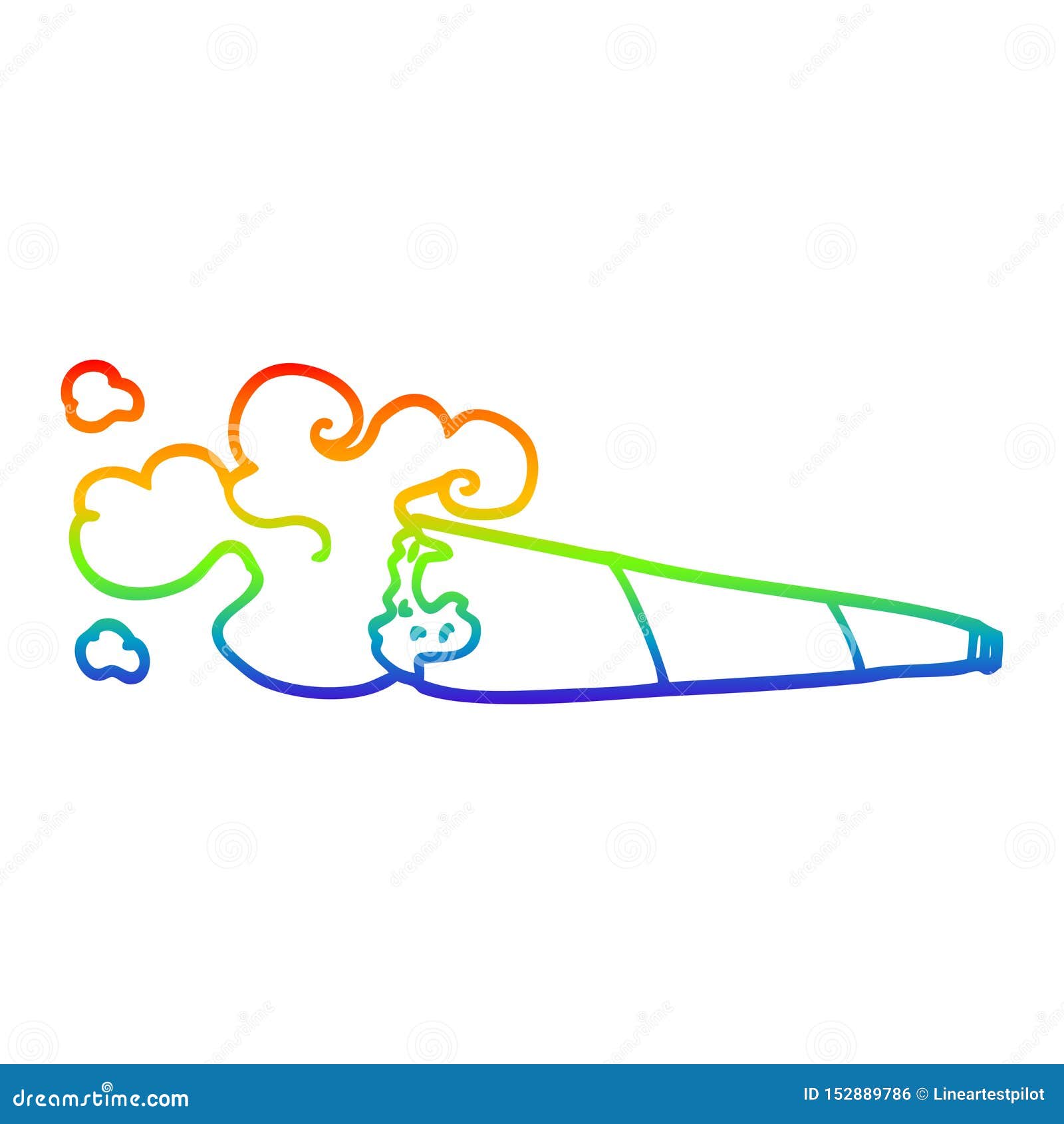 420 Cartoon Smoking Blunt Hold Weed Cannabis Bud Nug Marijuana ...