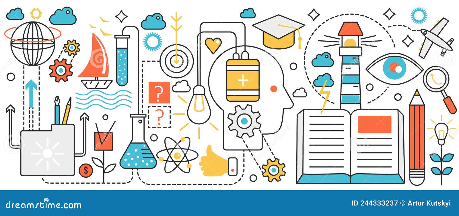 Rational Abstract Flat Background Design Illustration Royalty-Free ...