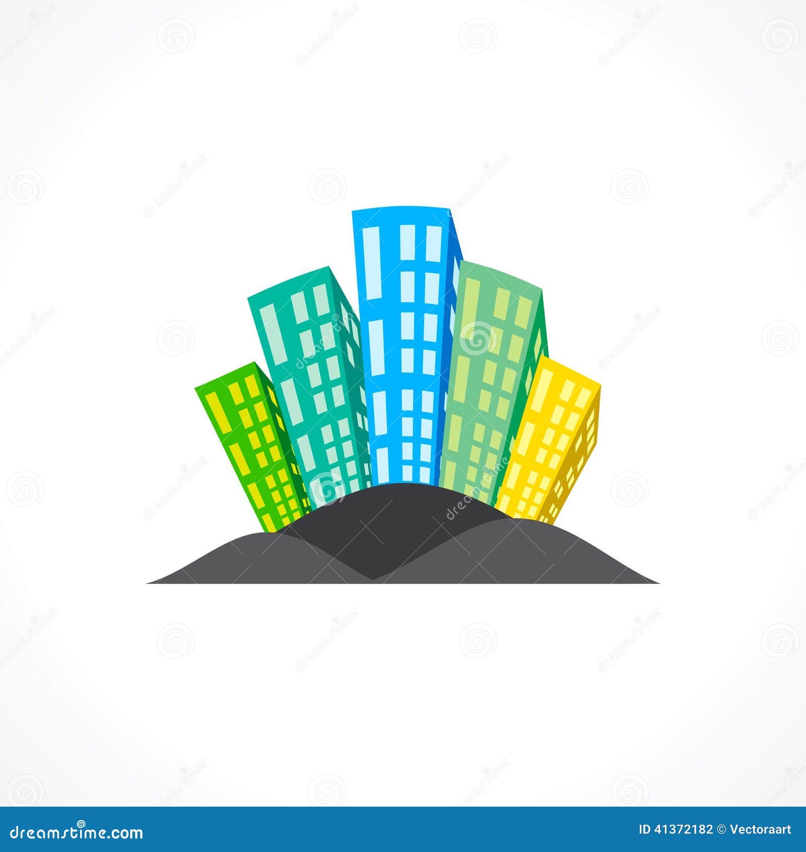 Creative Real Estate Letter SW Home Logo Cartoon Vector | CartoonDealer ...