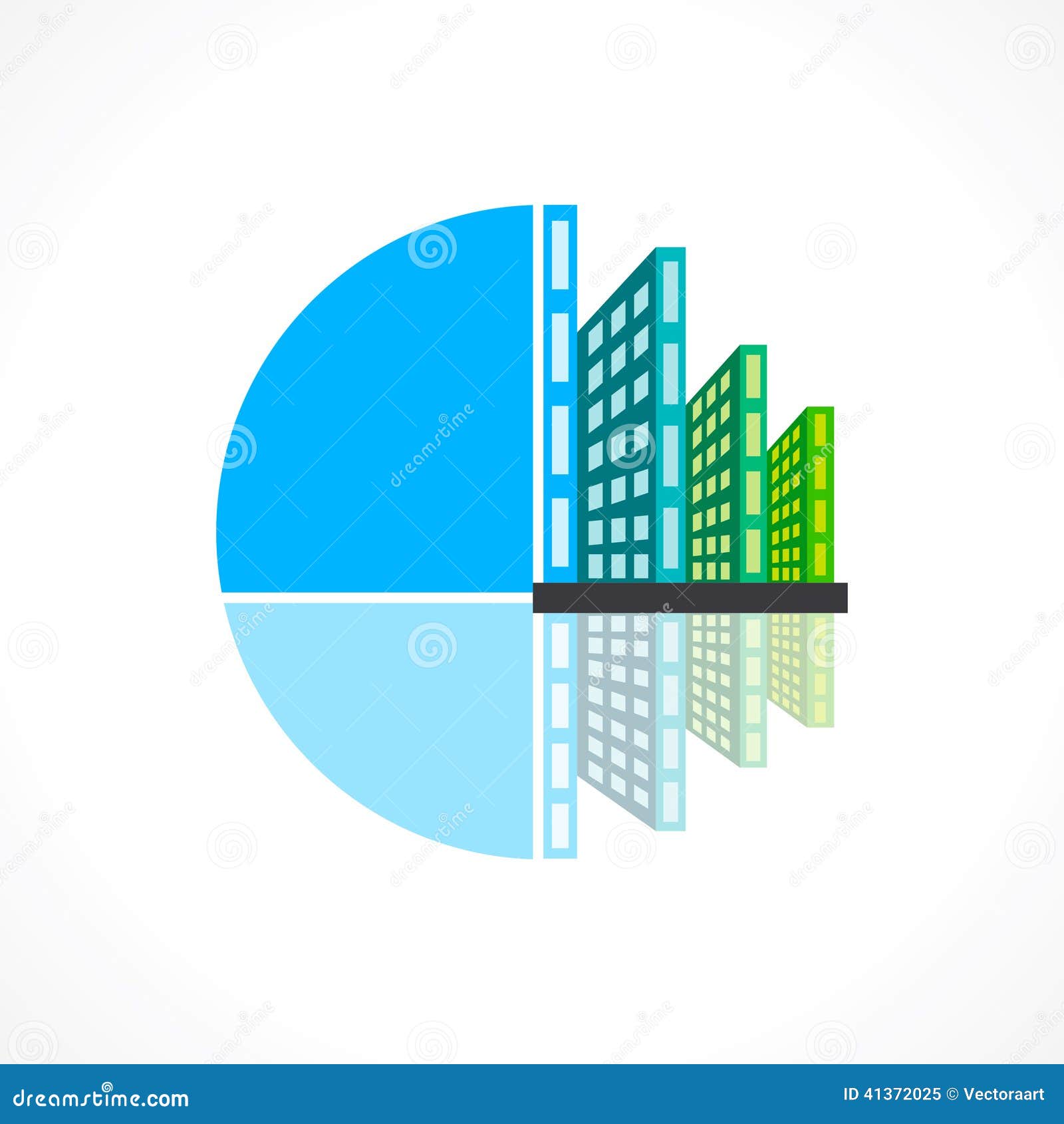 Creative Real Estate Icon Vector Stock Vector - Illustration of ...