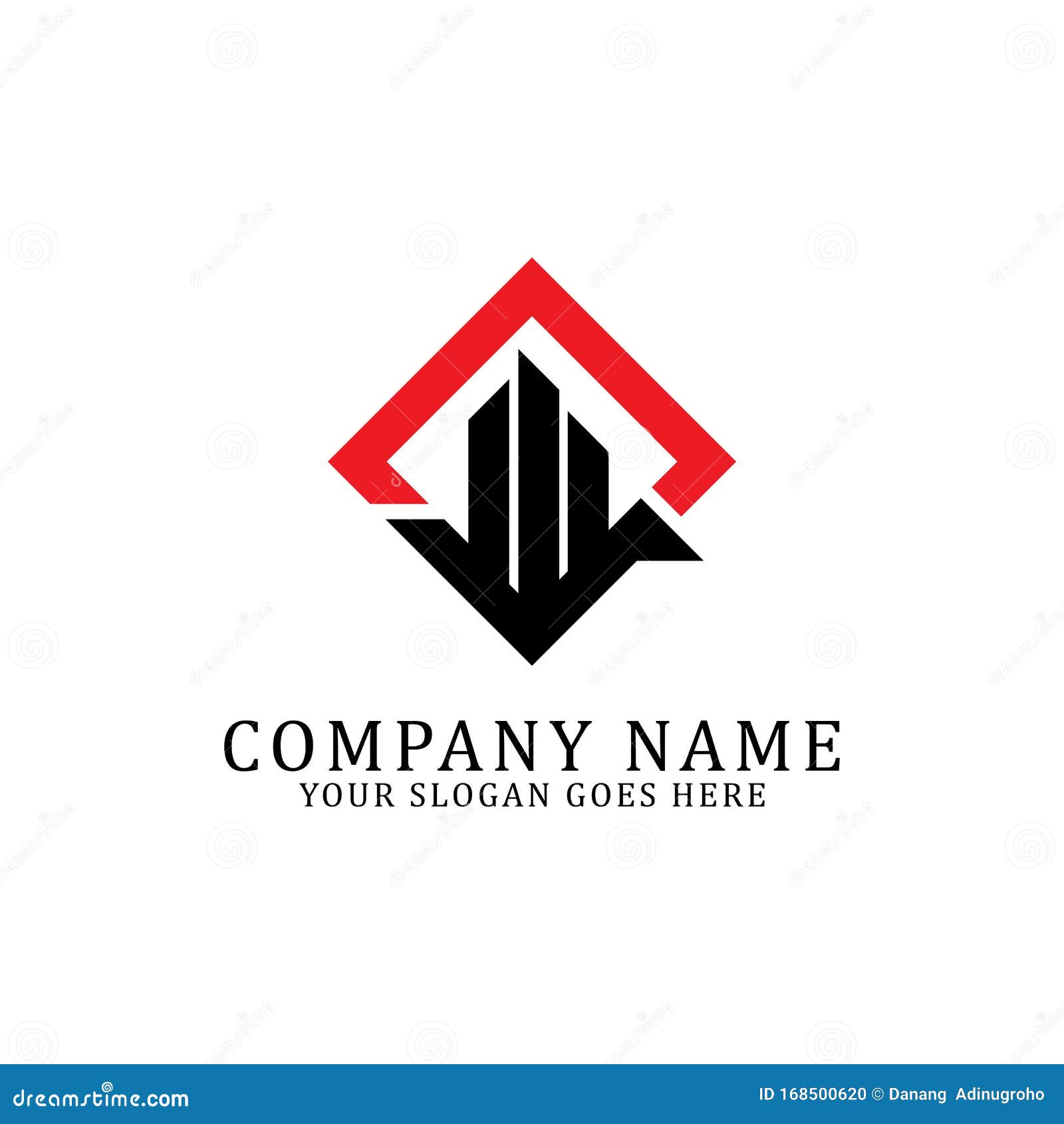 Creative Real Estate Logo Design Vector Stock Vector - Illustration of ...