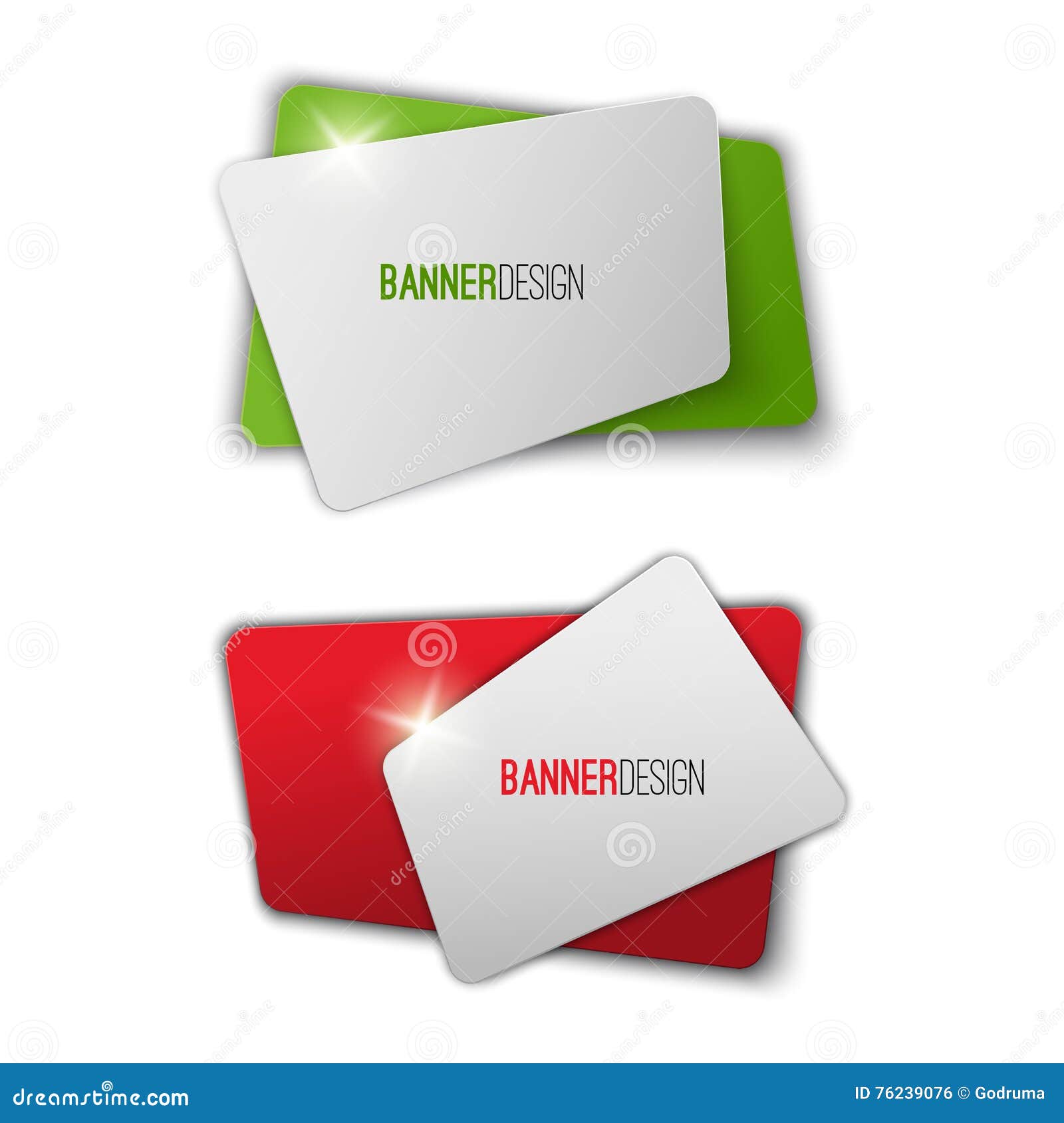 Creative Realistic Abstract Transparent Banner Design. Vector ...