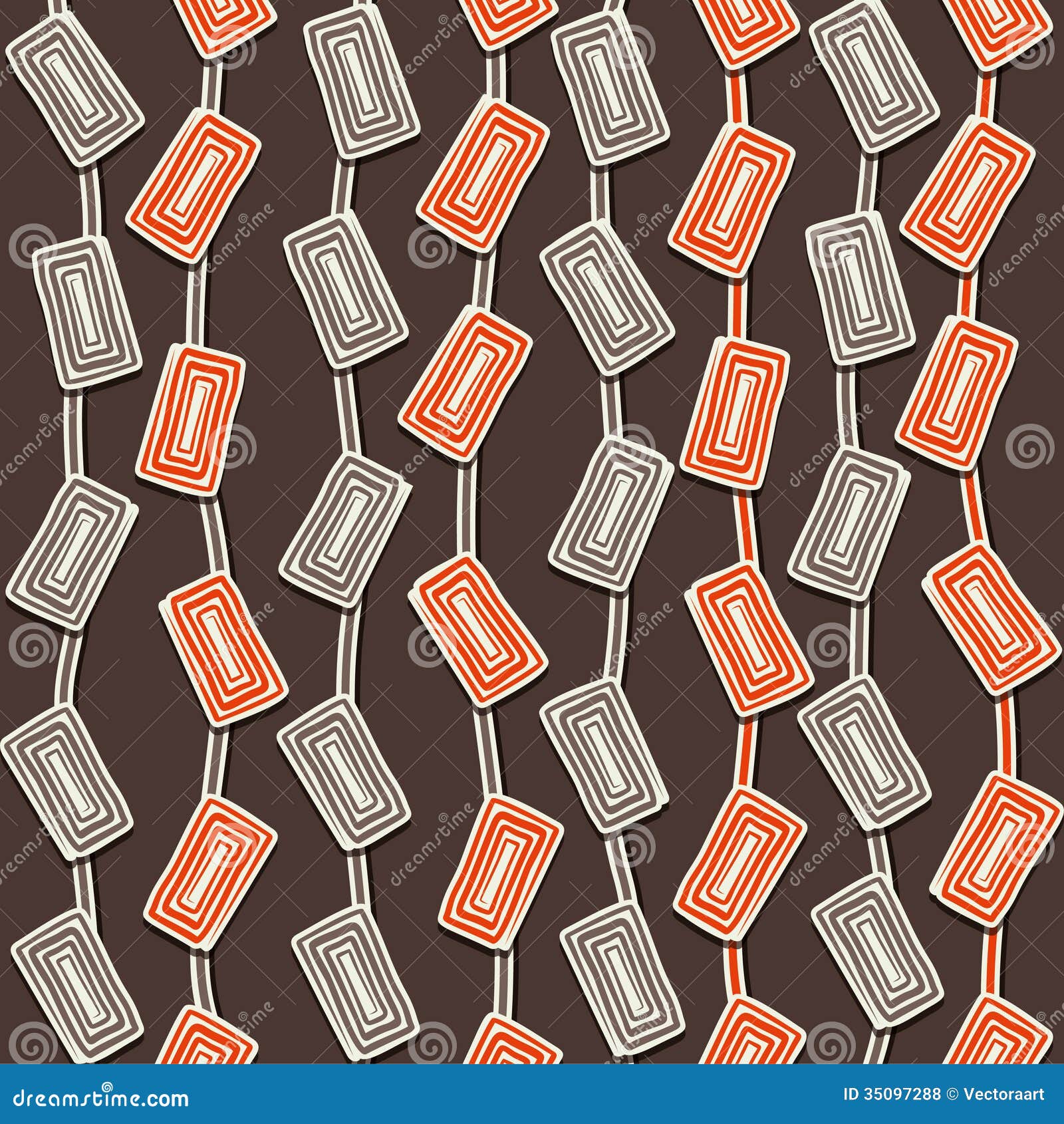 Creative Rectangle Swirl Design Pattern Background Stock Vector ...