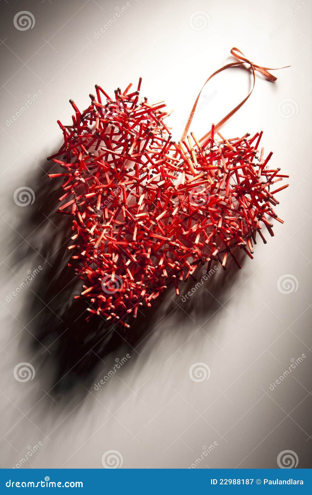 Creative Red Heart from Sticks Stock Image - Image of sign, valentine ...