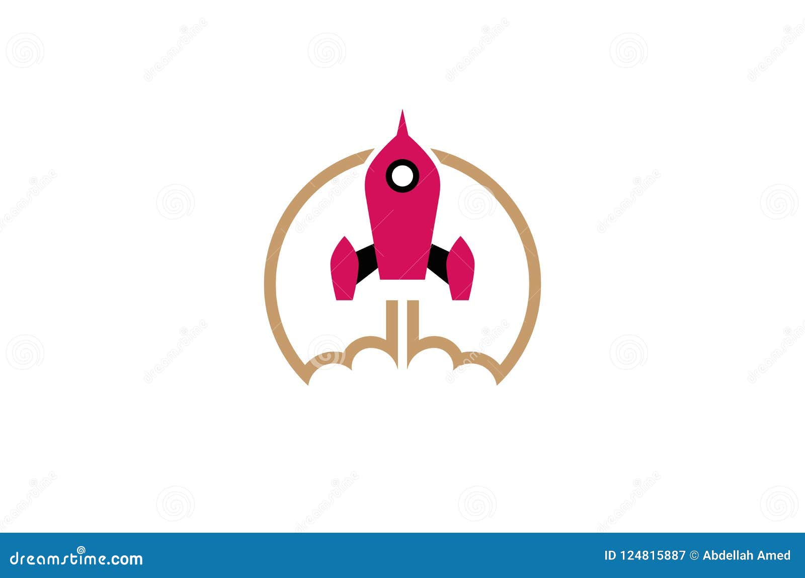 Creative Red Rocket Cloud Logo Stock Vector - Illustration of fire ...