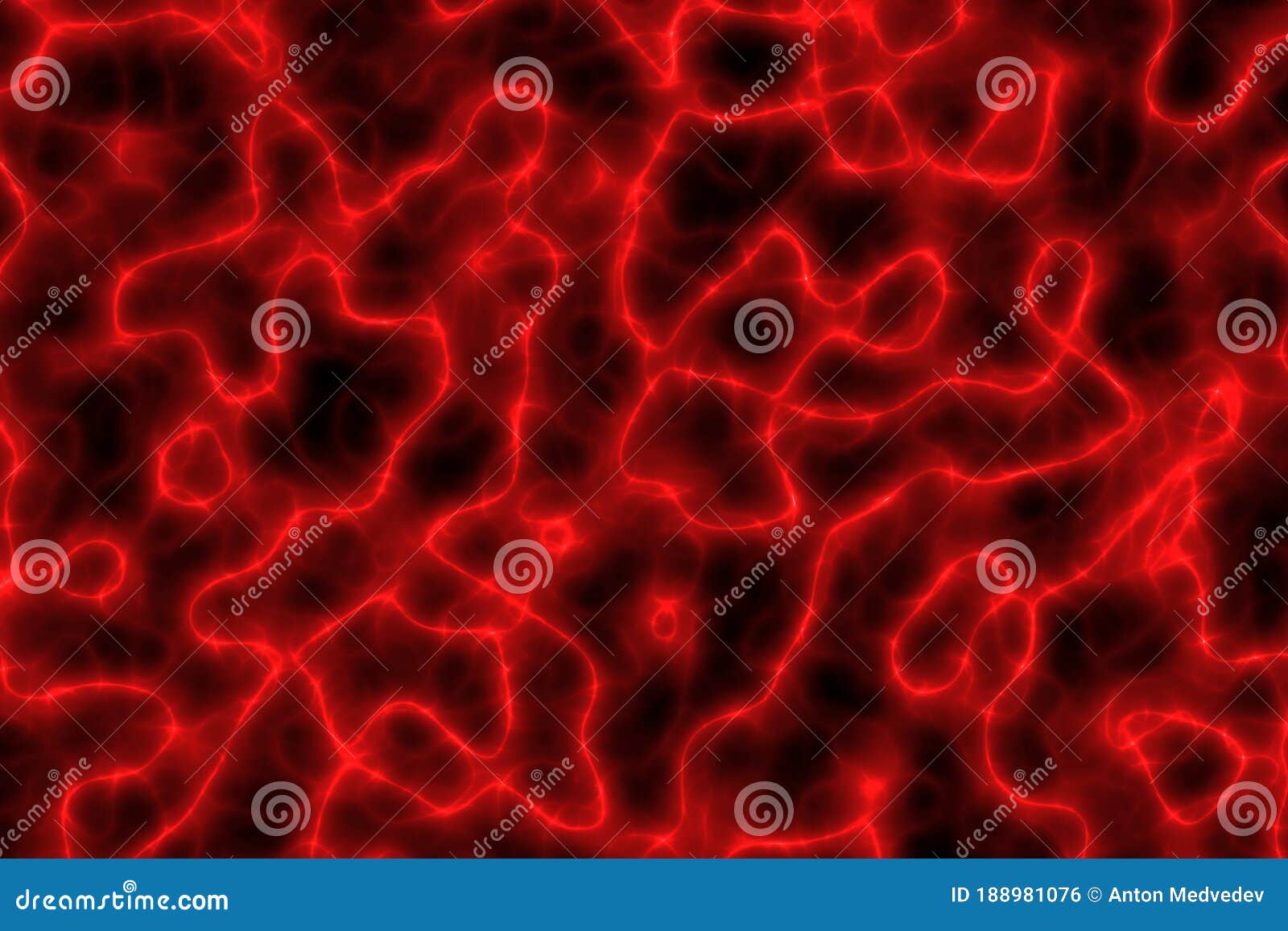 Creative Red Smooth Neon Magic Lines Digital Art Backdrop Illustration ...