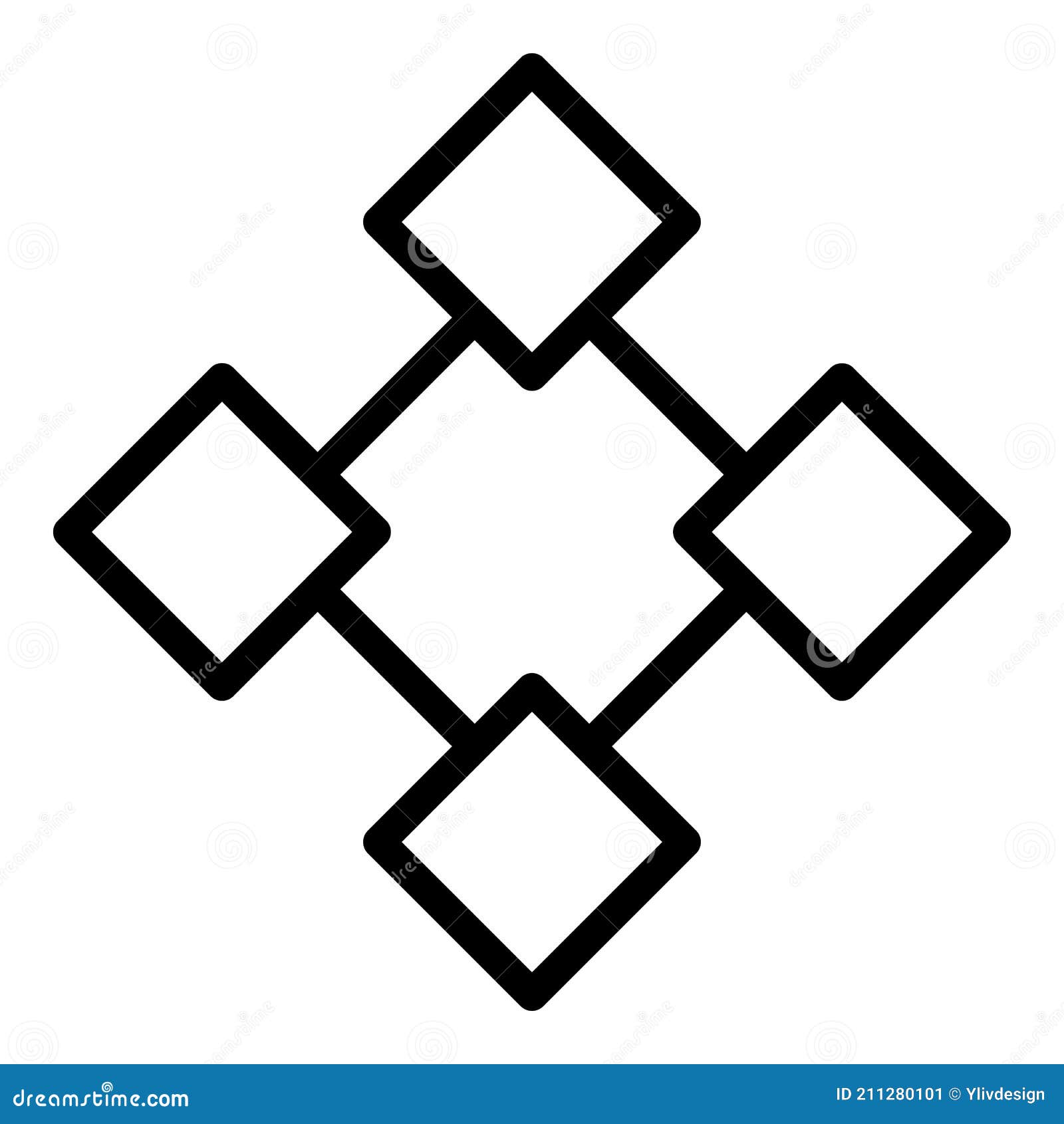 Creative Redesign Icon, Outline Style Stock Vector - Illustration of ...