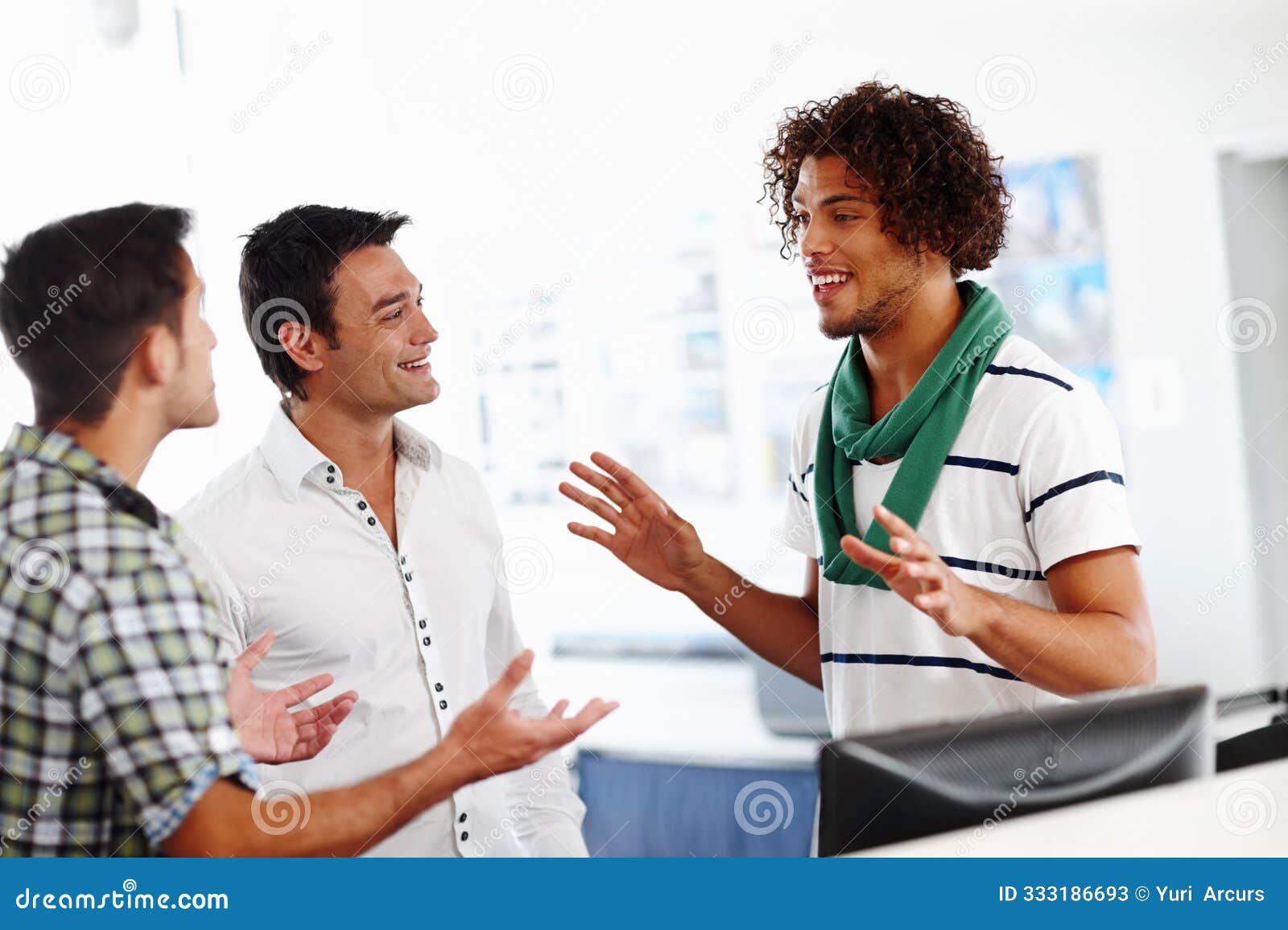 Creative, Relax and Business People in Office with Discussion, Ideas ...