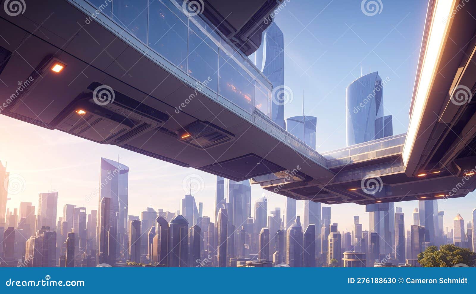 Creative 3D Rendering Glowing Neon Rhombus On A Reflective Blue Banner ...