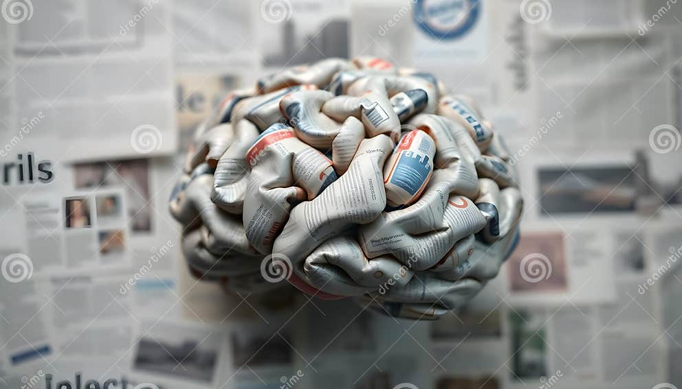 Creative Representation of Brain Concepts Using Folded Magazine Pages ...