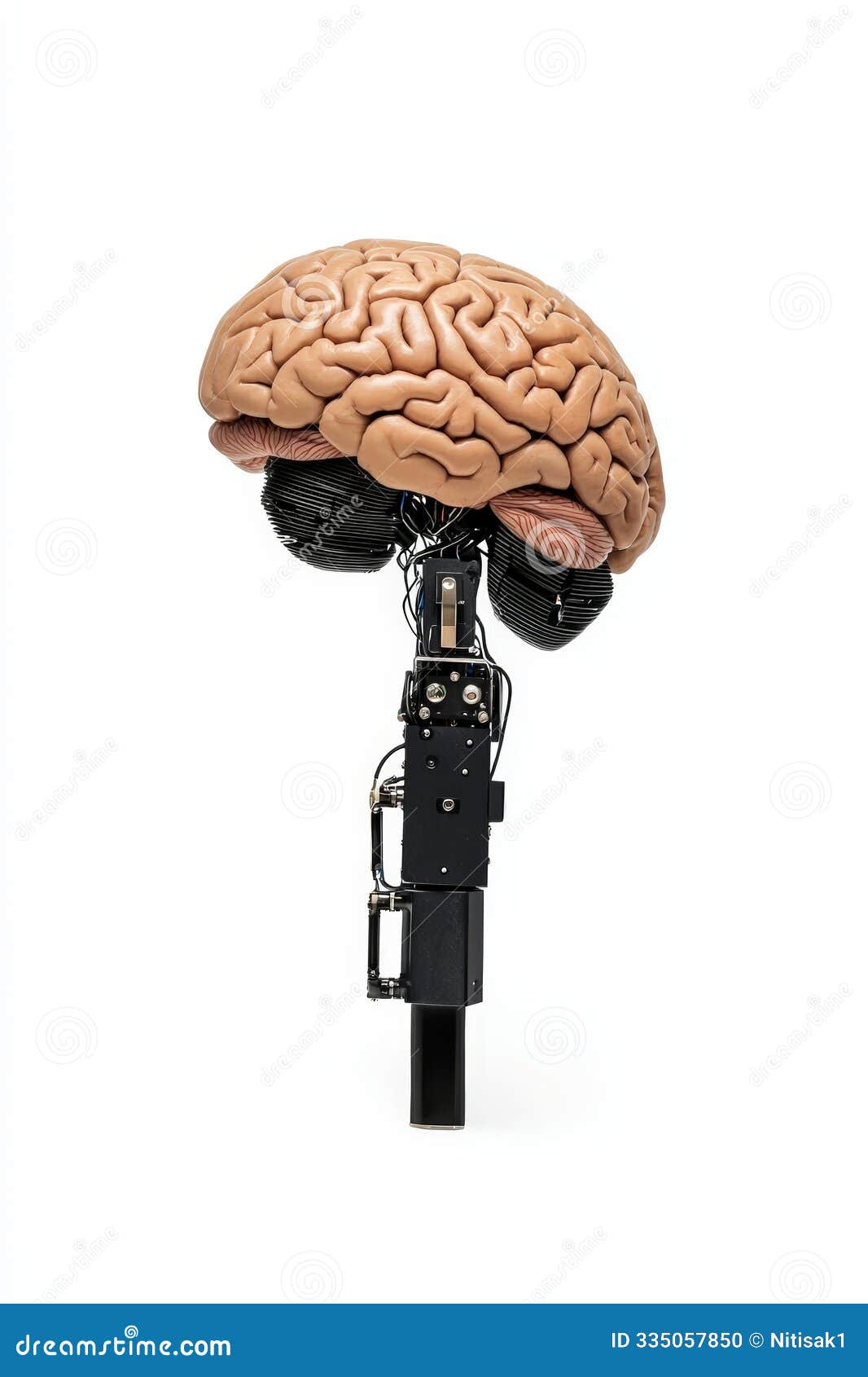 A Creative Representation of a Robotic Brain Merging Technology and ...