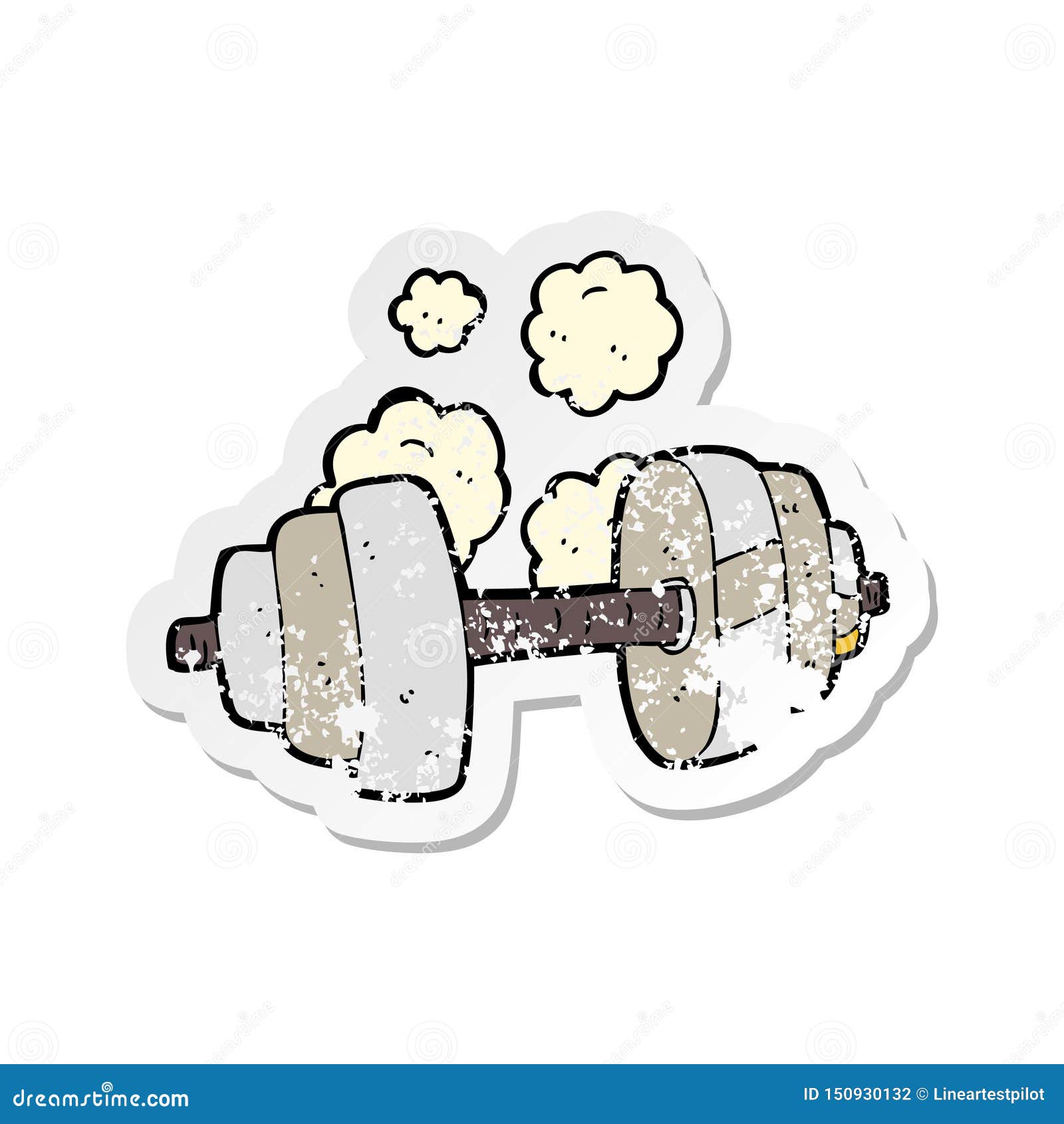 Cartoon Dumbbell | CartoonDealer.com #37014399