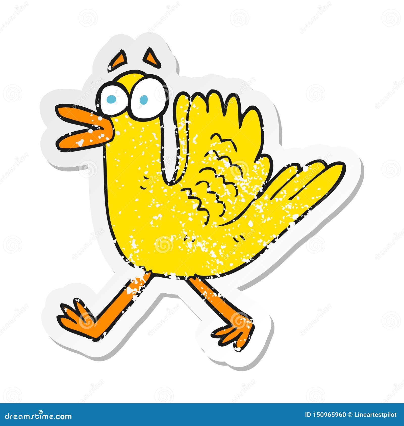 Cartoon Flapping Bird Stock Photo | CartoonDealer.com #38069082