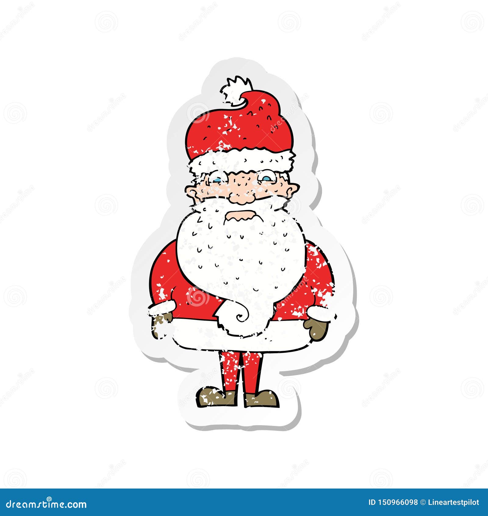Grumpy Santa Claus Stock Illustrations – 211 Grumpy Santa Claus Stock ...