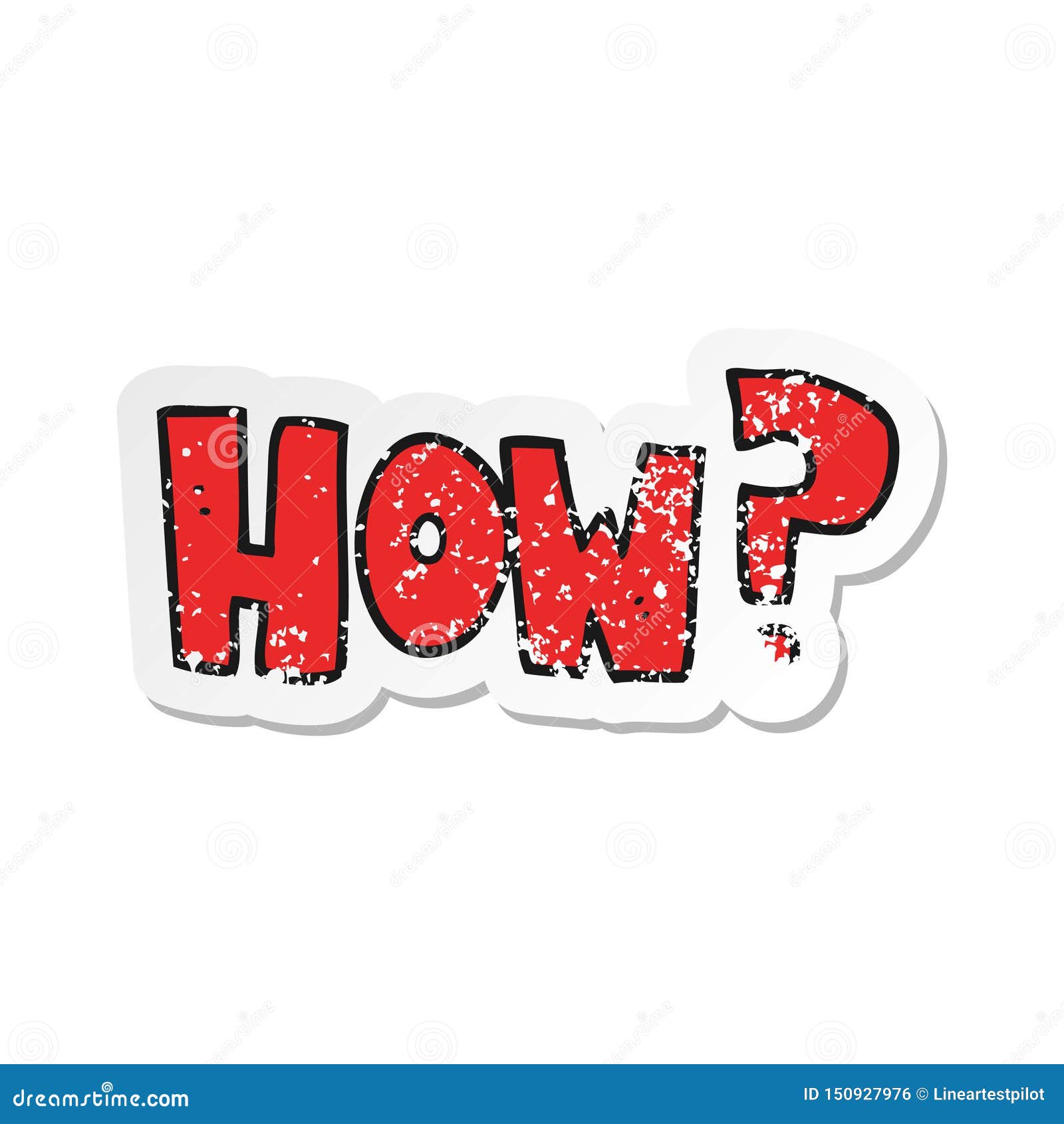 Sticker Cartoon Drawing Doodle Illustration Freehand Free Hand Drawn ...