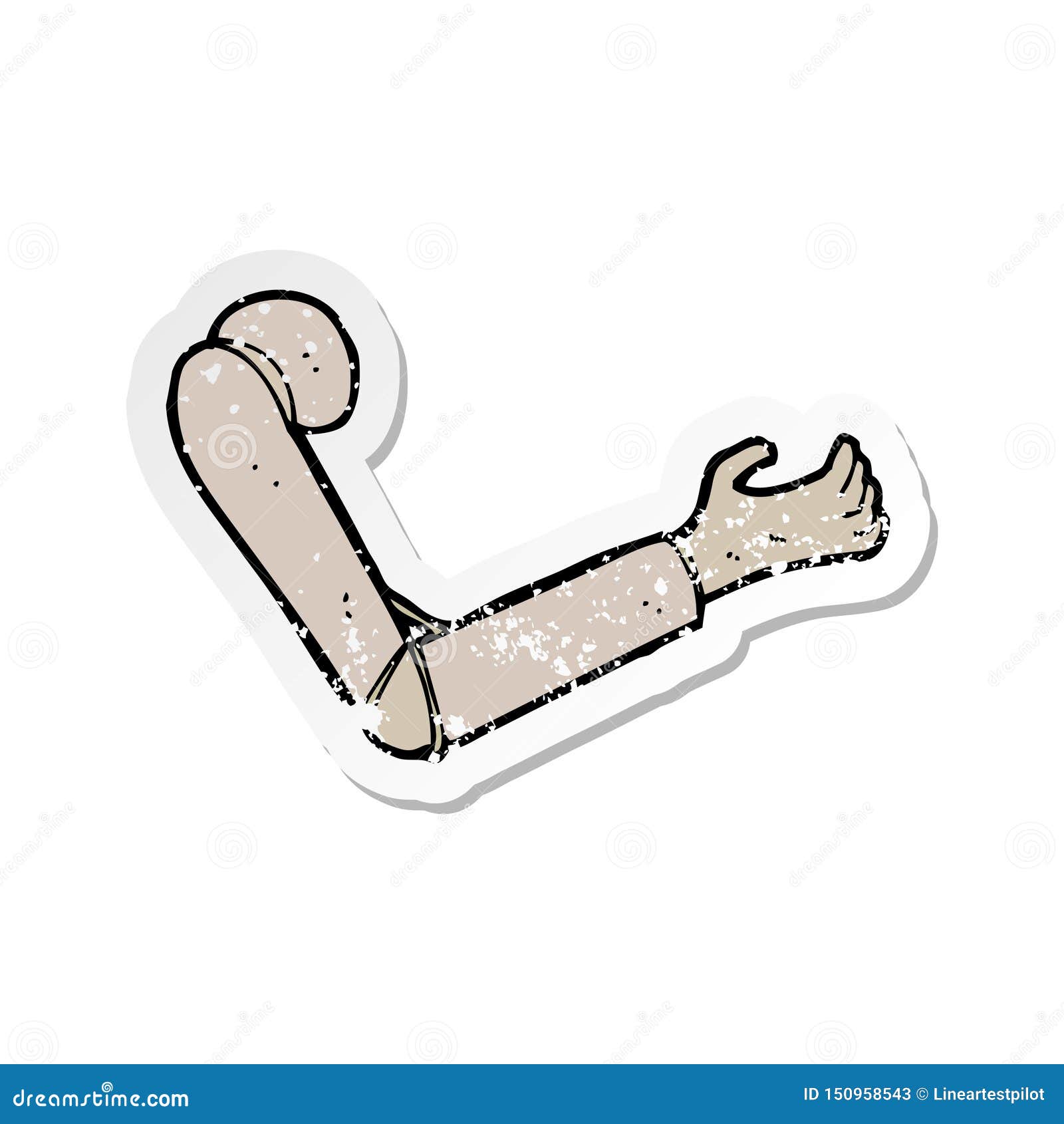 Cartoon Prosthetic Arm Stock Image | CartoonDealer.com #37025311