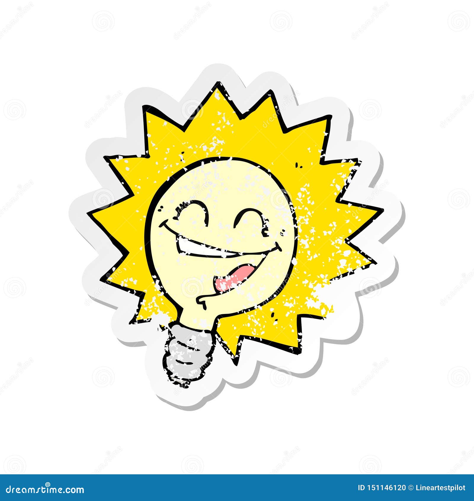 Happy Light Bulb Cartoon Stock Illustrations – 6,030 Happy Light Bulb ...
