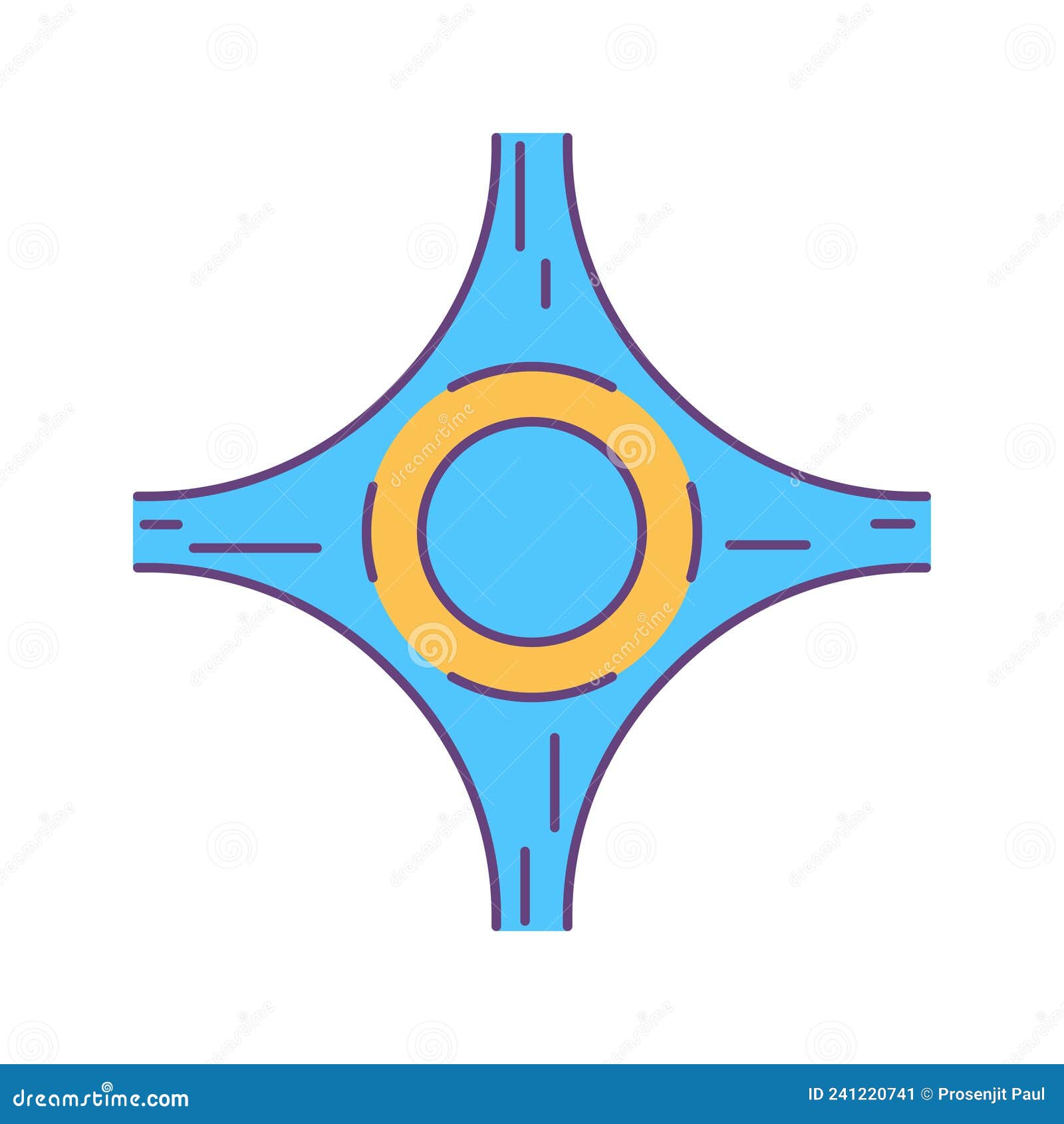 Creative Road Circle Icon Vector Stock Vector - Illustration of safety ...