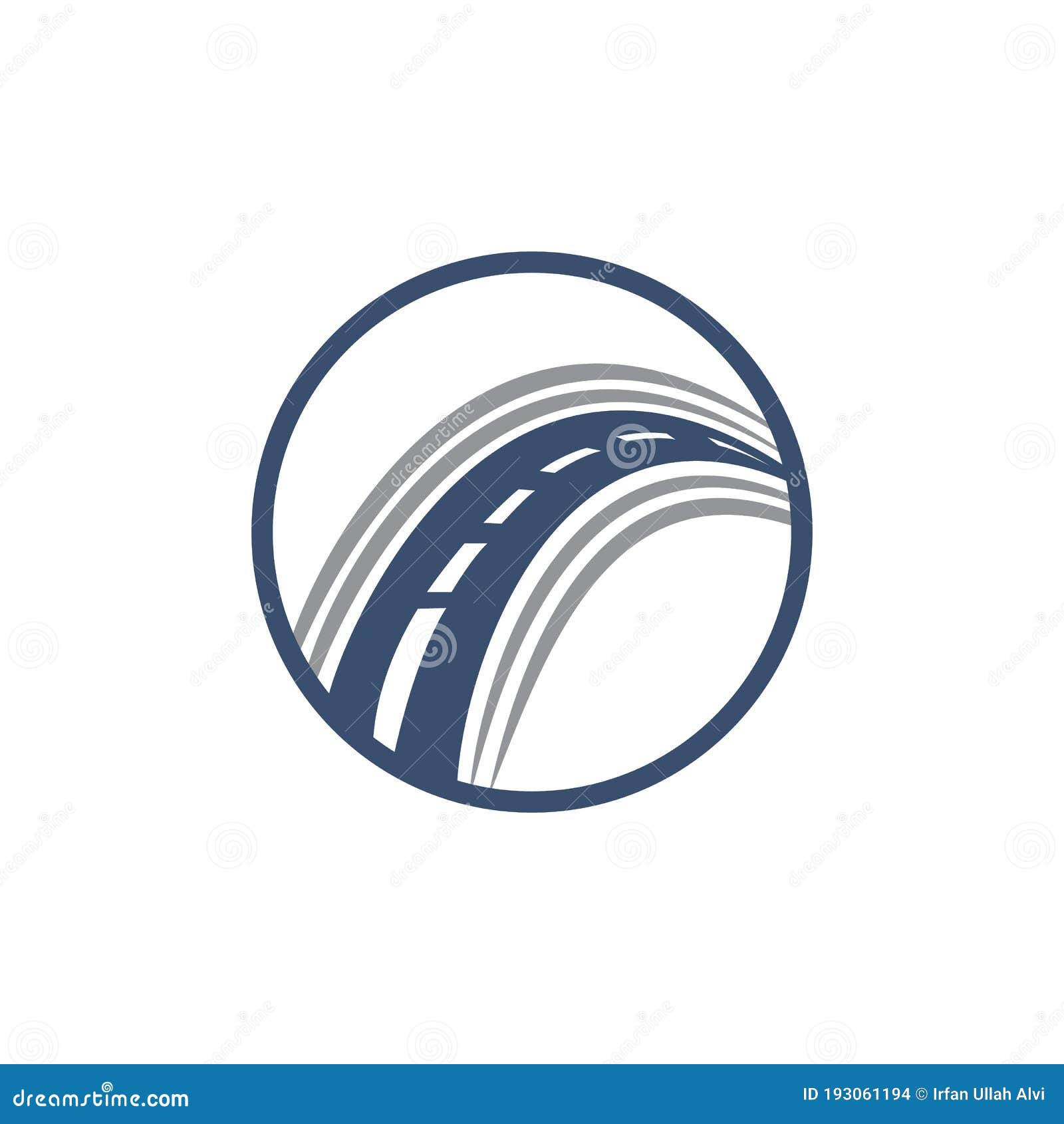 Creative Road Journey Logo Design. Stock Vector - Illustration of ...