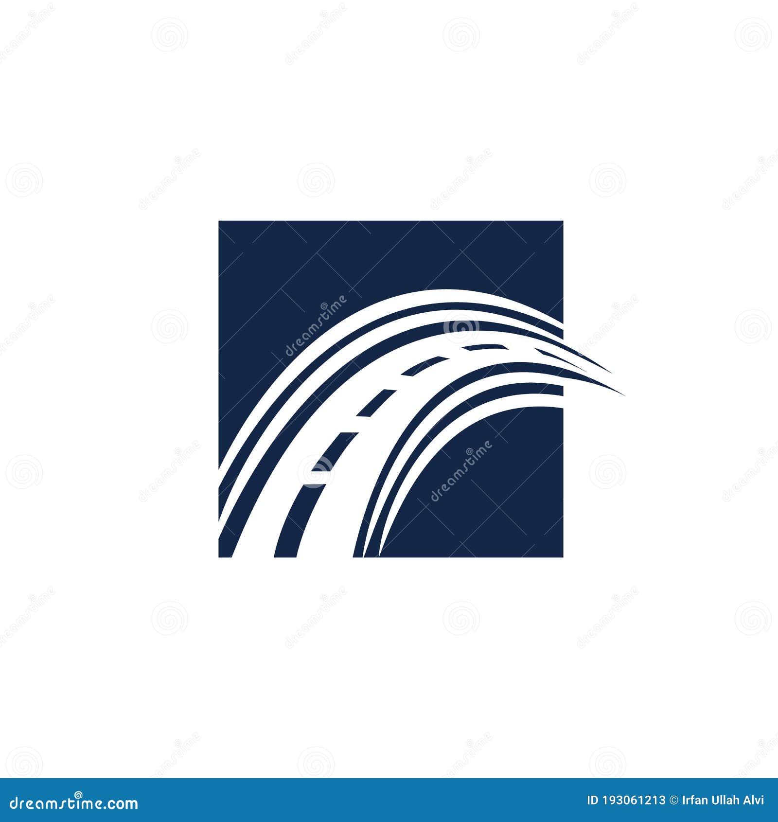 Creative Road Journey Logo Design. Stock Vector - Illustration of ...