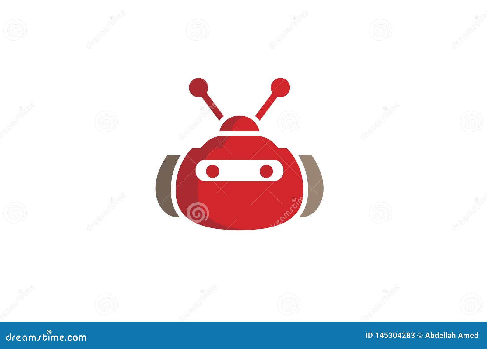 Creative Robot Logo stock vector. Illustration of design - 145304283