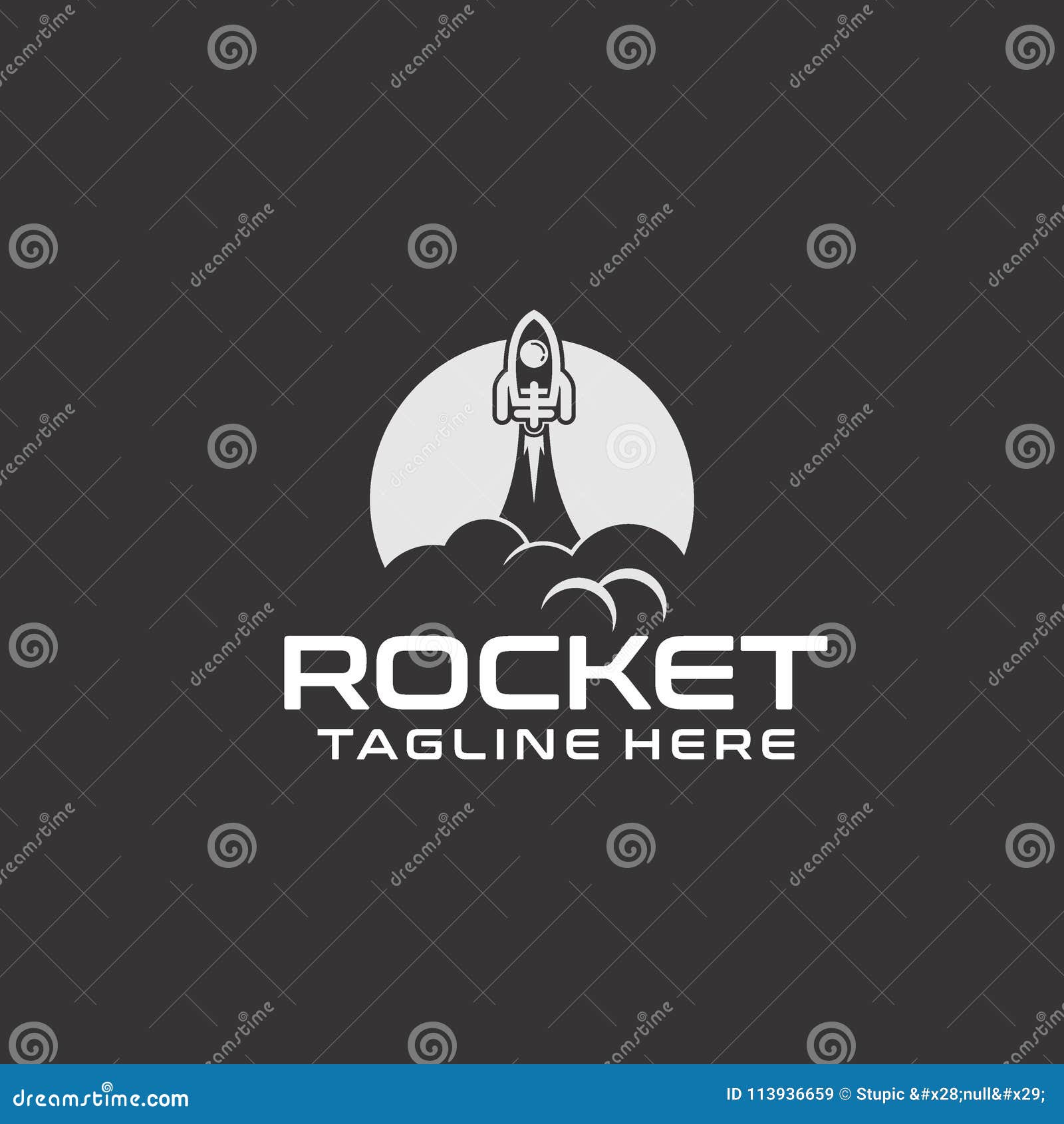 Creative Rocket Logo Design Vector Art Logo Stock Illustration ...