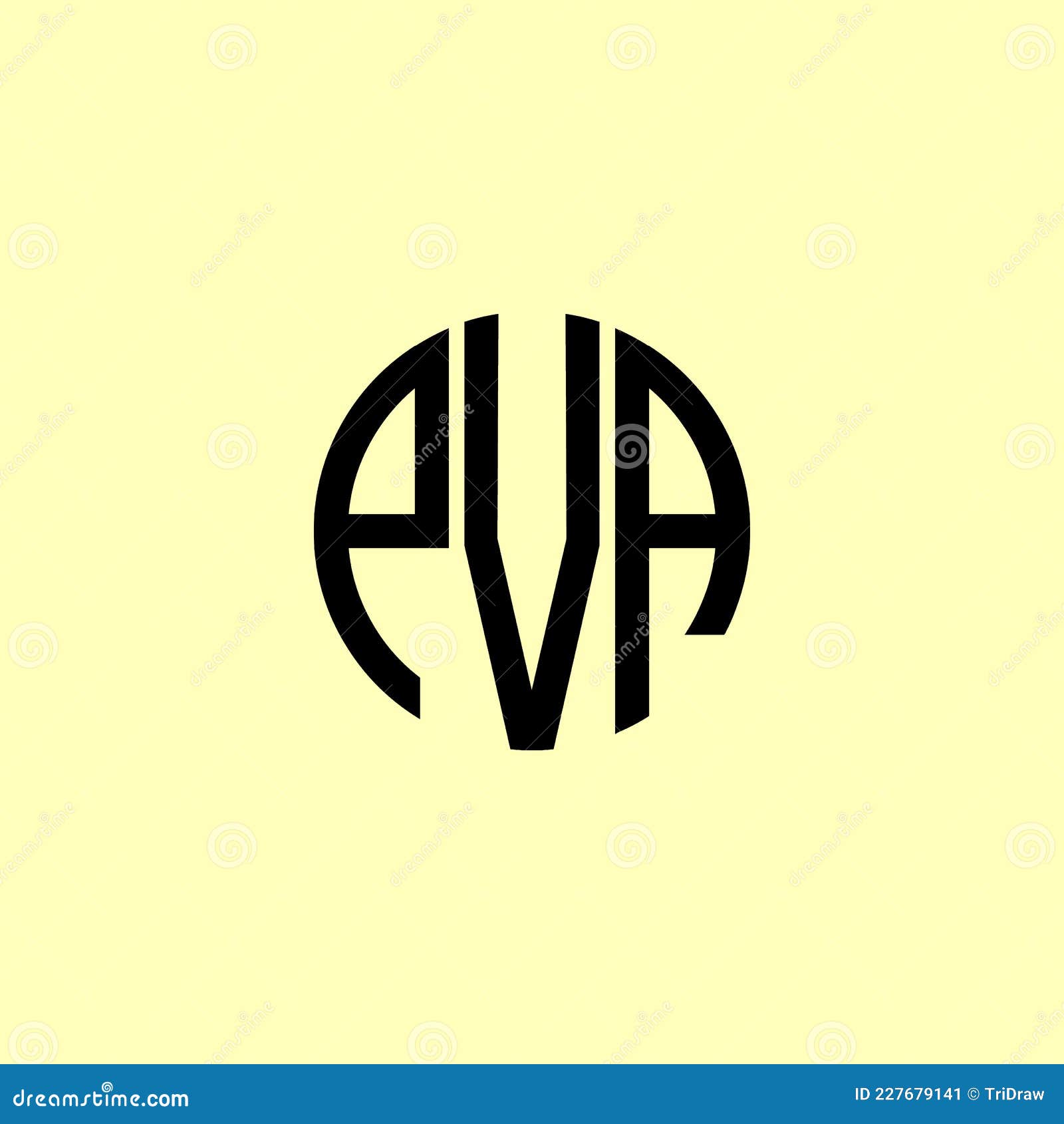 Creative Rounded Initial Letters EVA Logo Ilustración del Vector ...