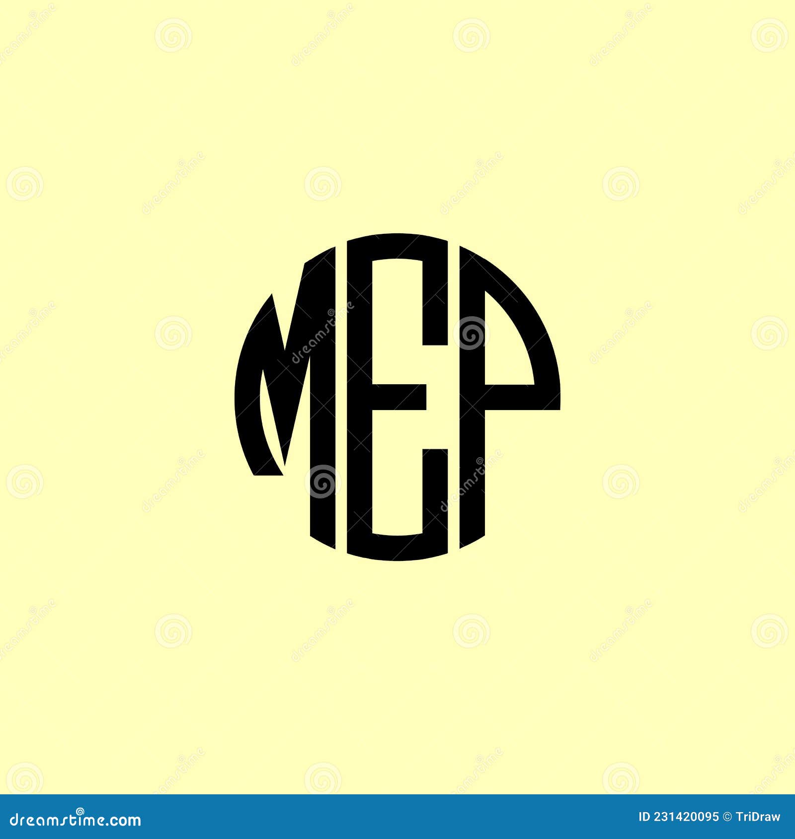 Creative Rounded Initial Letters MEP Logo Stock Vector - Illustration ... Creative Rounded Initial Letters MEP Logo Stock Vector - Illustration ...