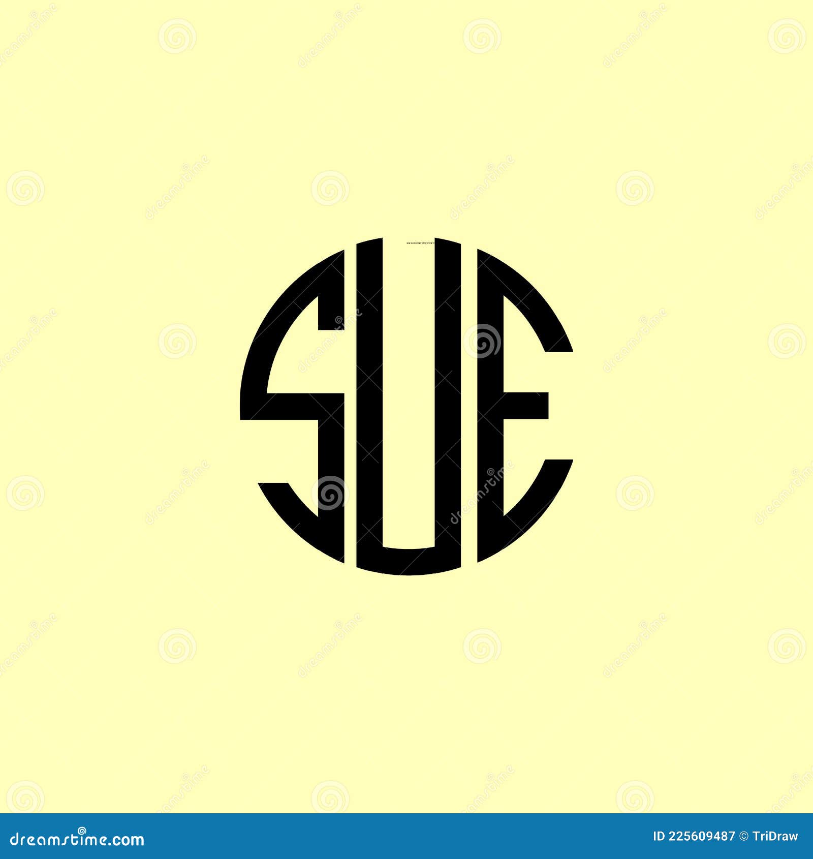 Creative Rounded Initial Letters SUD Logo Stock Illustration ...