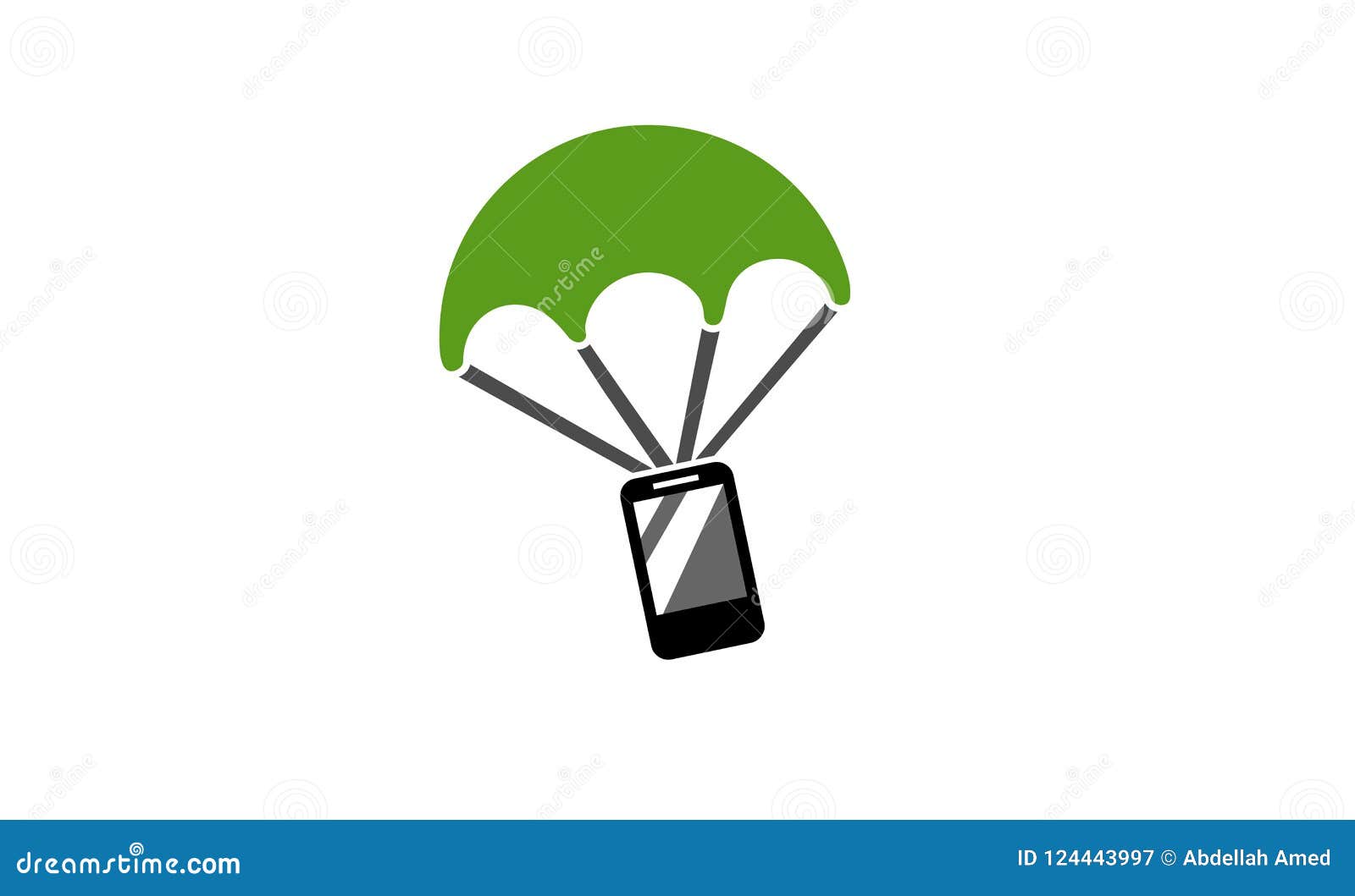 Creative Parachute Infographics Design Cartoon Vector | CartoonDealer ...