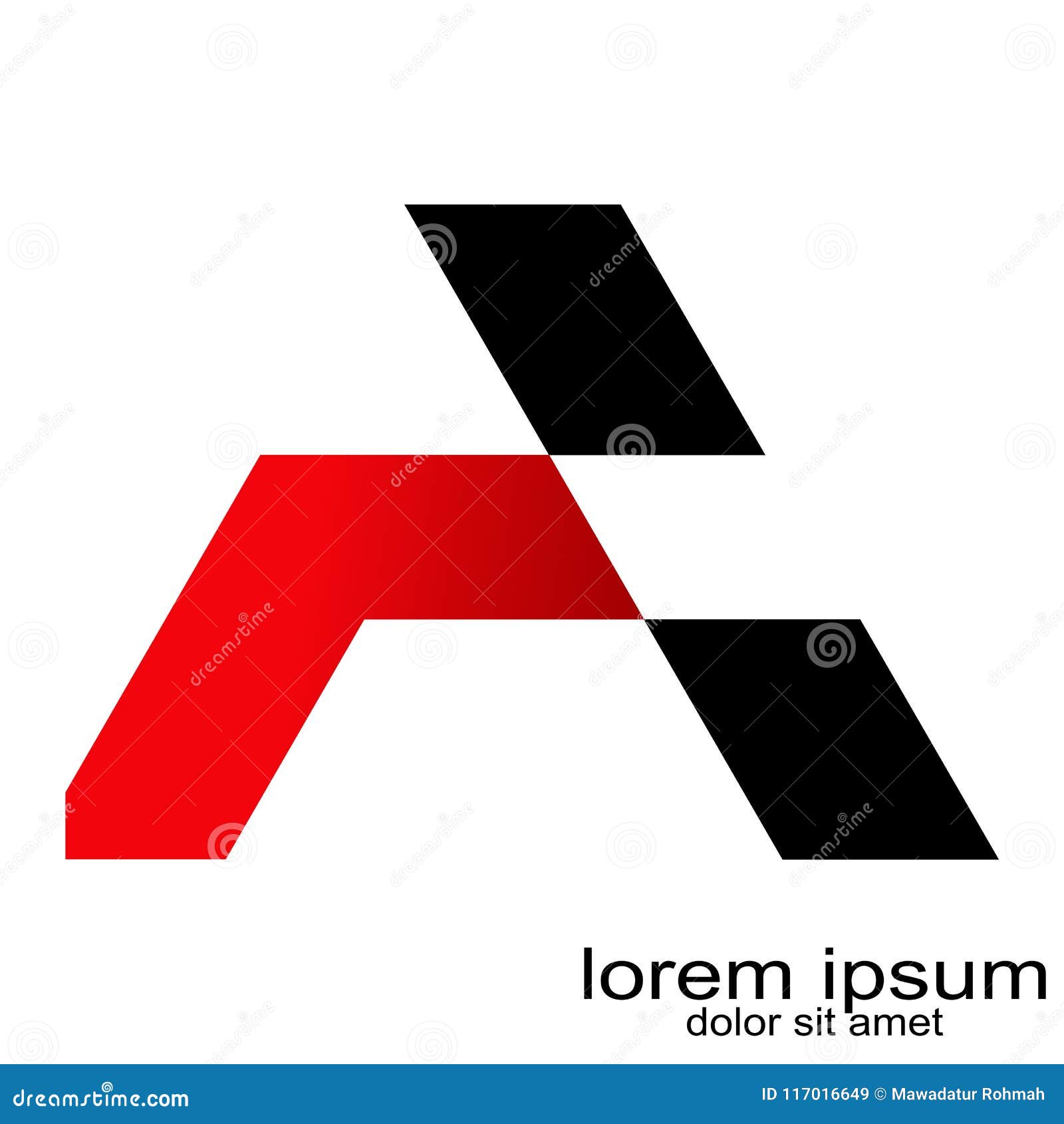 Creative Sample Design Abstract Letter a Logo Vector Stock Vector ...