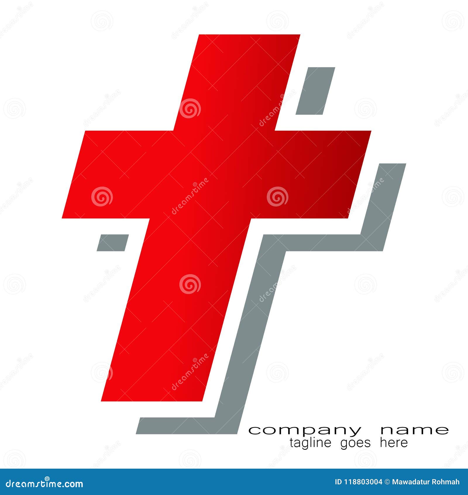 Creative Sample Design Cross Logo Stock Vector - Illustration of help ...