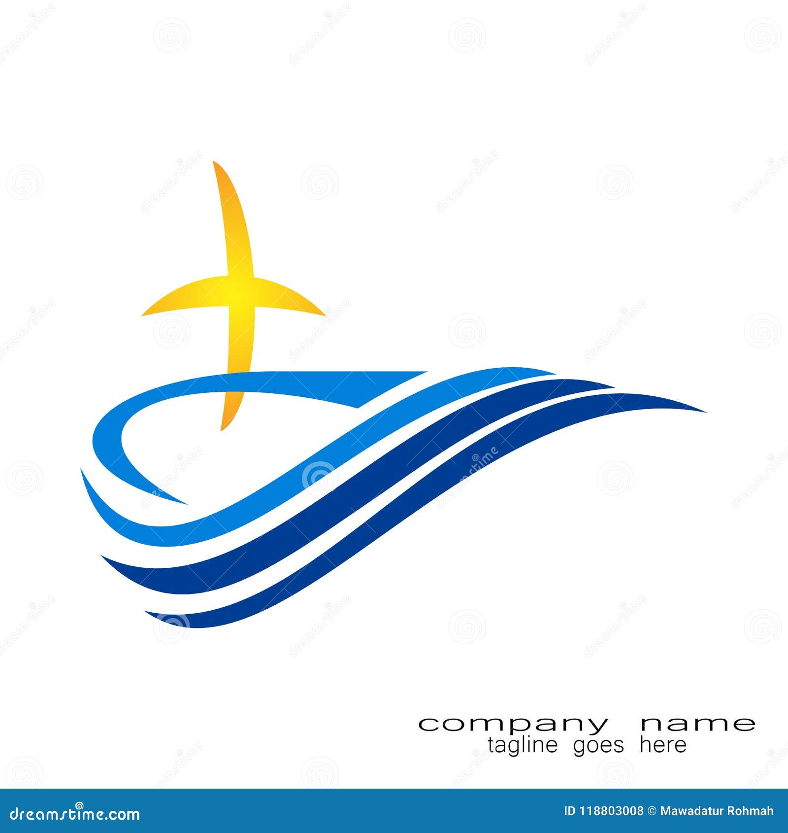 Creative Sample Design Cross Logo Stock Vector - Illustration of ...