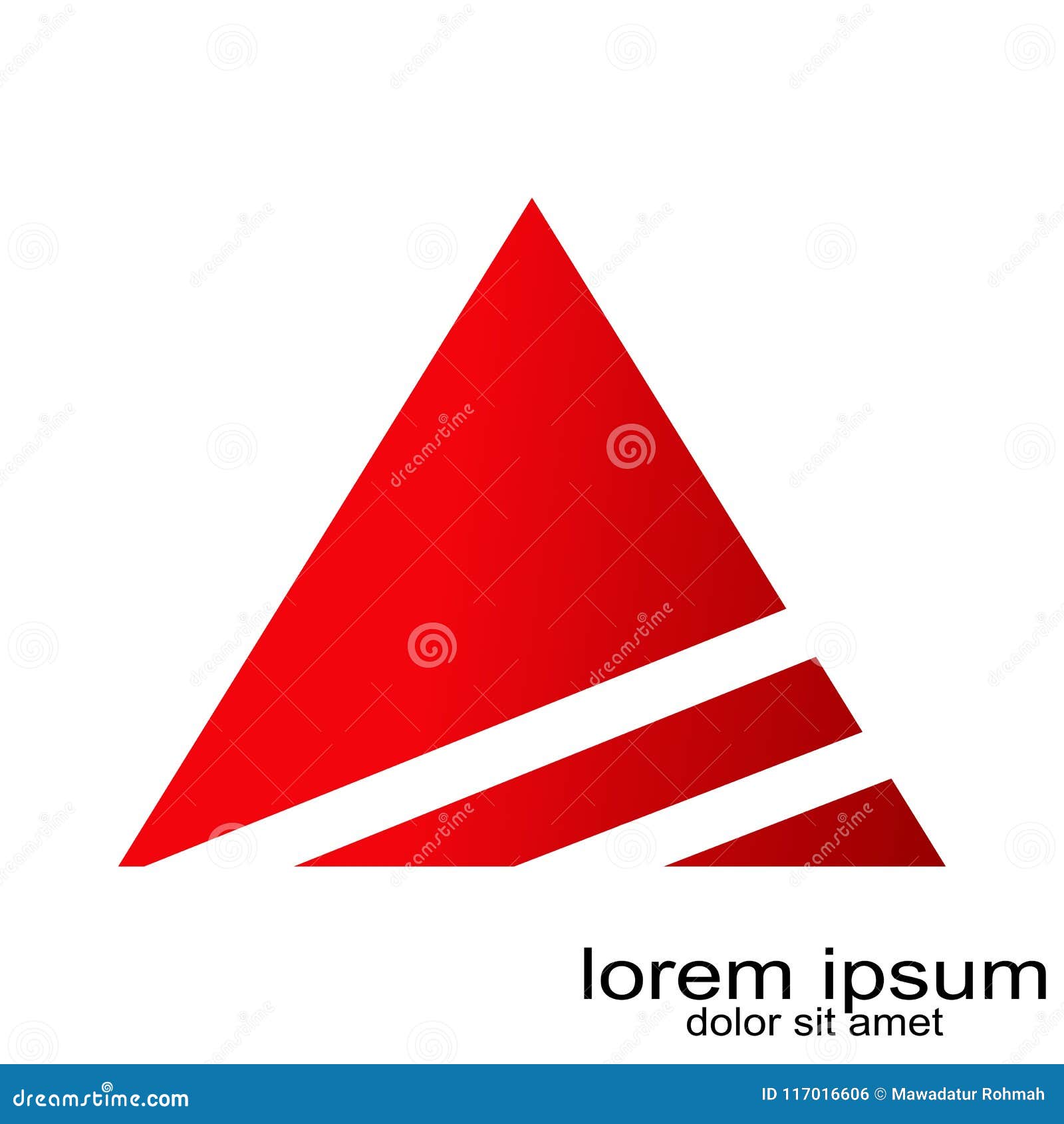 Creative Sample Design Triangel Logo Vector Stock Vector - Illustration ...