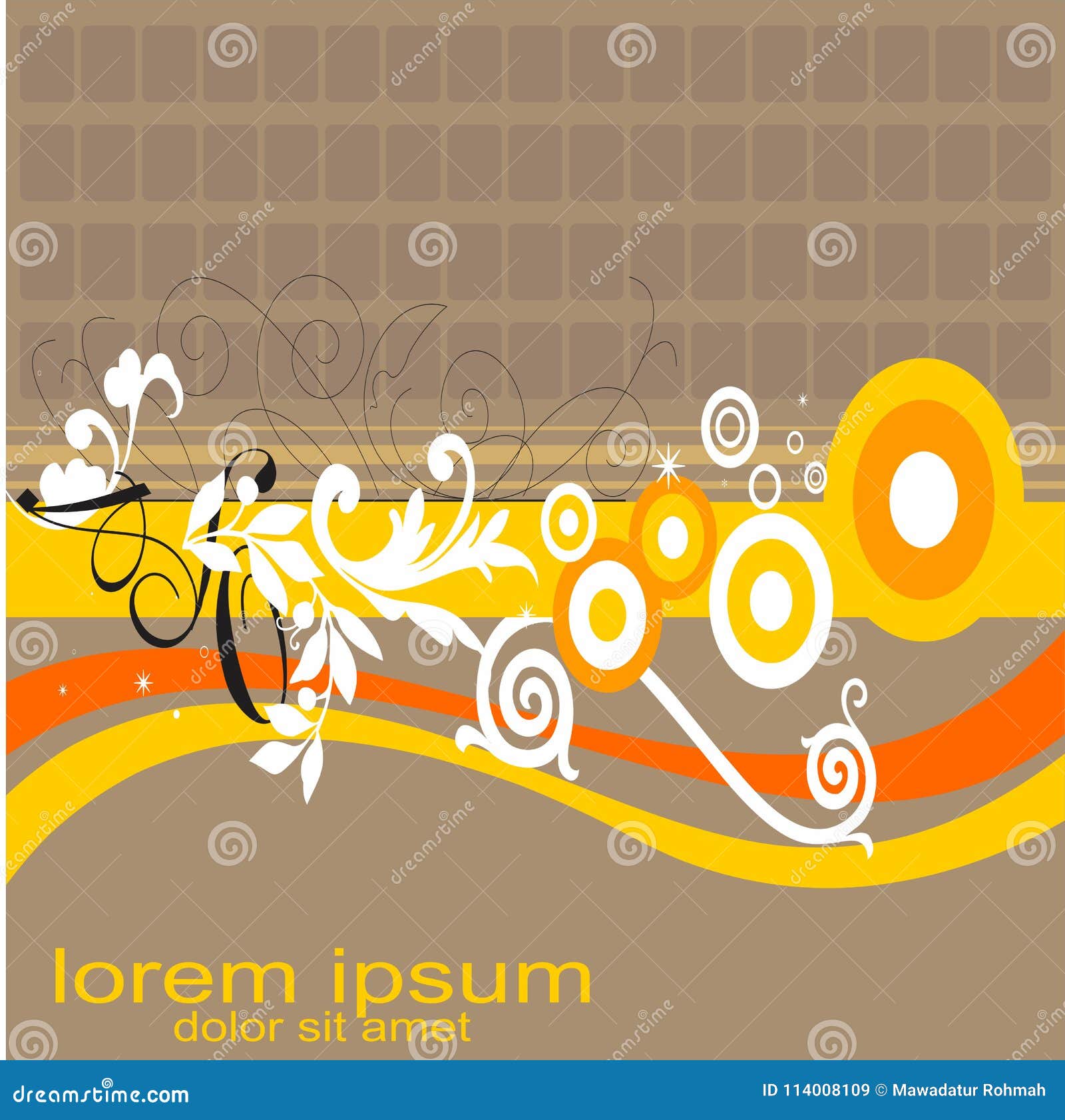 Round Leaf Background Wallpaper and Picture Stock Vector - Illustration ...