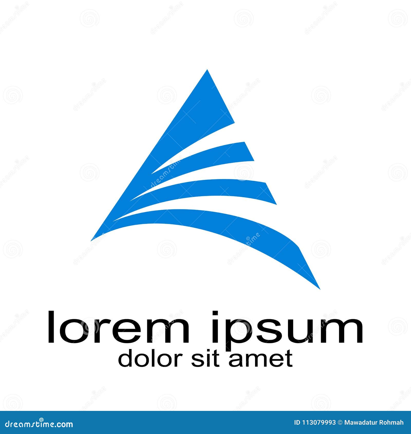 Creative Design Triangel Logo Graphic Resource Stock Vector ...