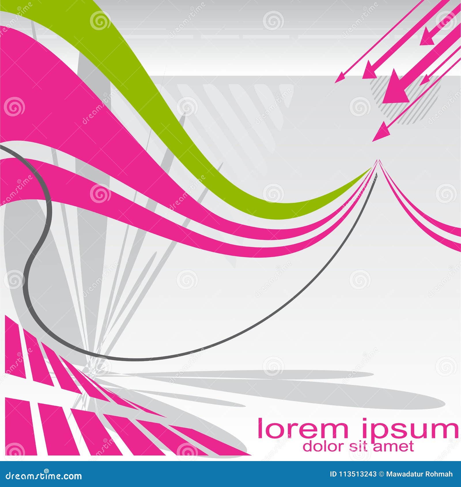 Wave Arrow Background Graphic Resource Stock Vector - Illustration of ...