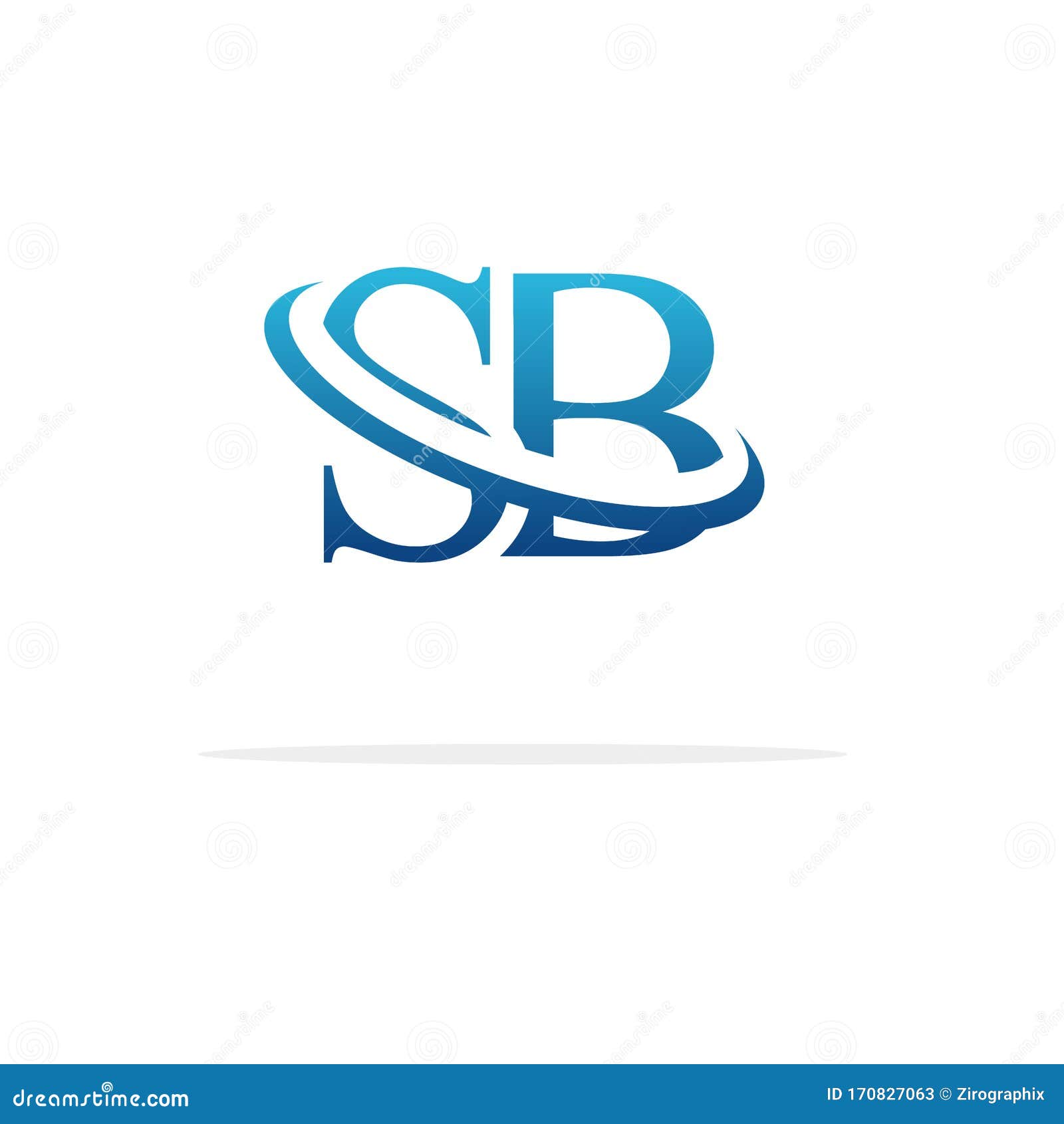 Creative SB Logo Icon Design Stock Vector - Illustration of format ...