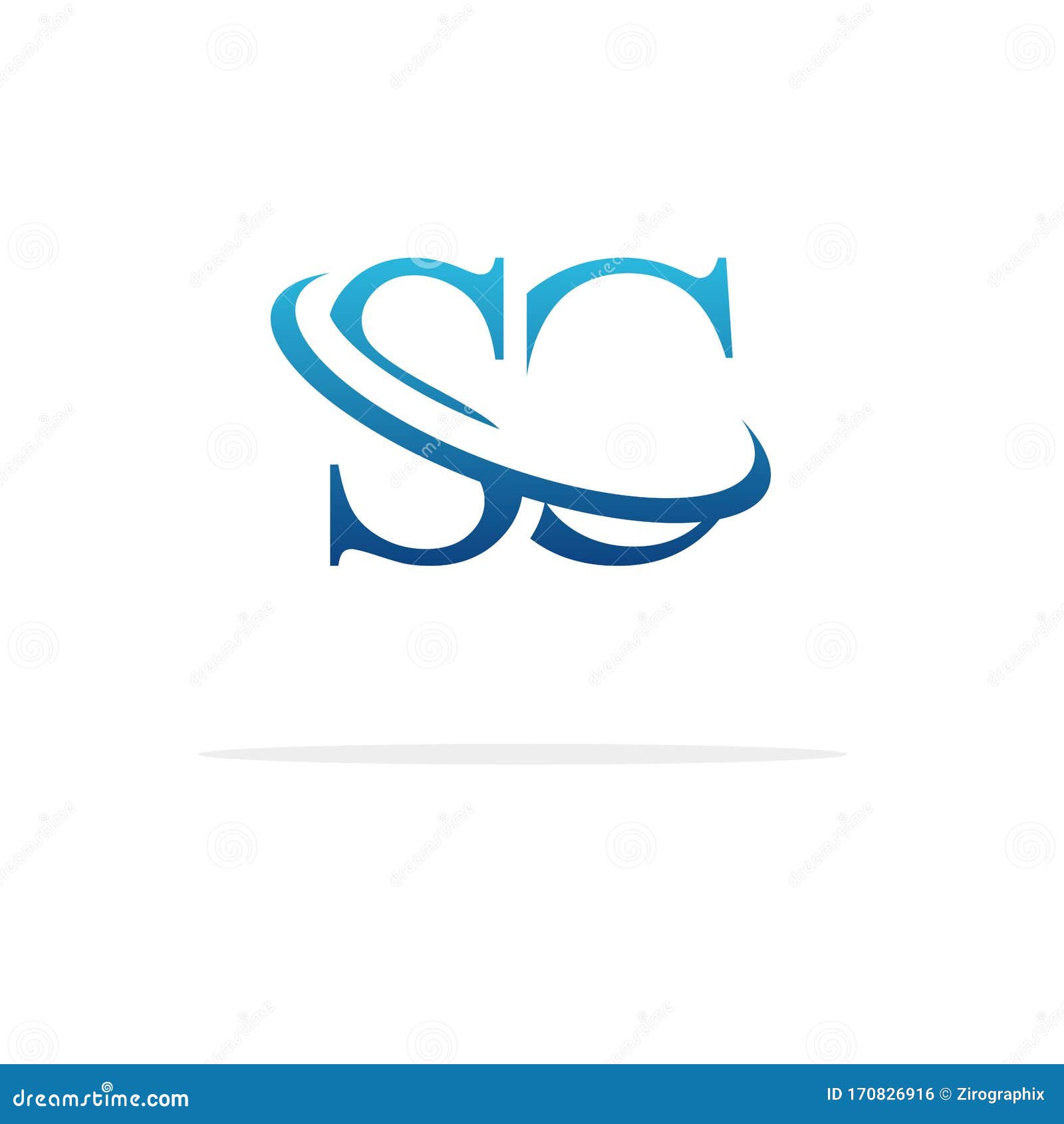 Creative SC Logo Icon Design Stock Vector - Illustration of isolated ...