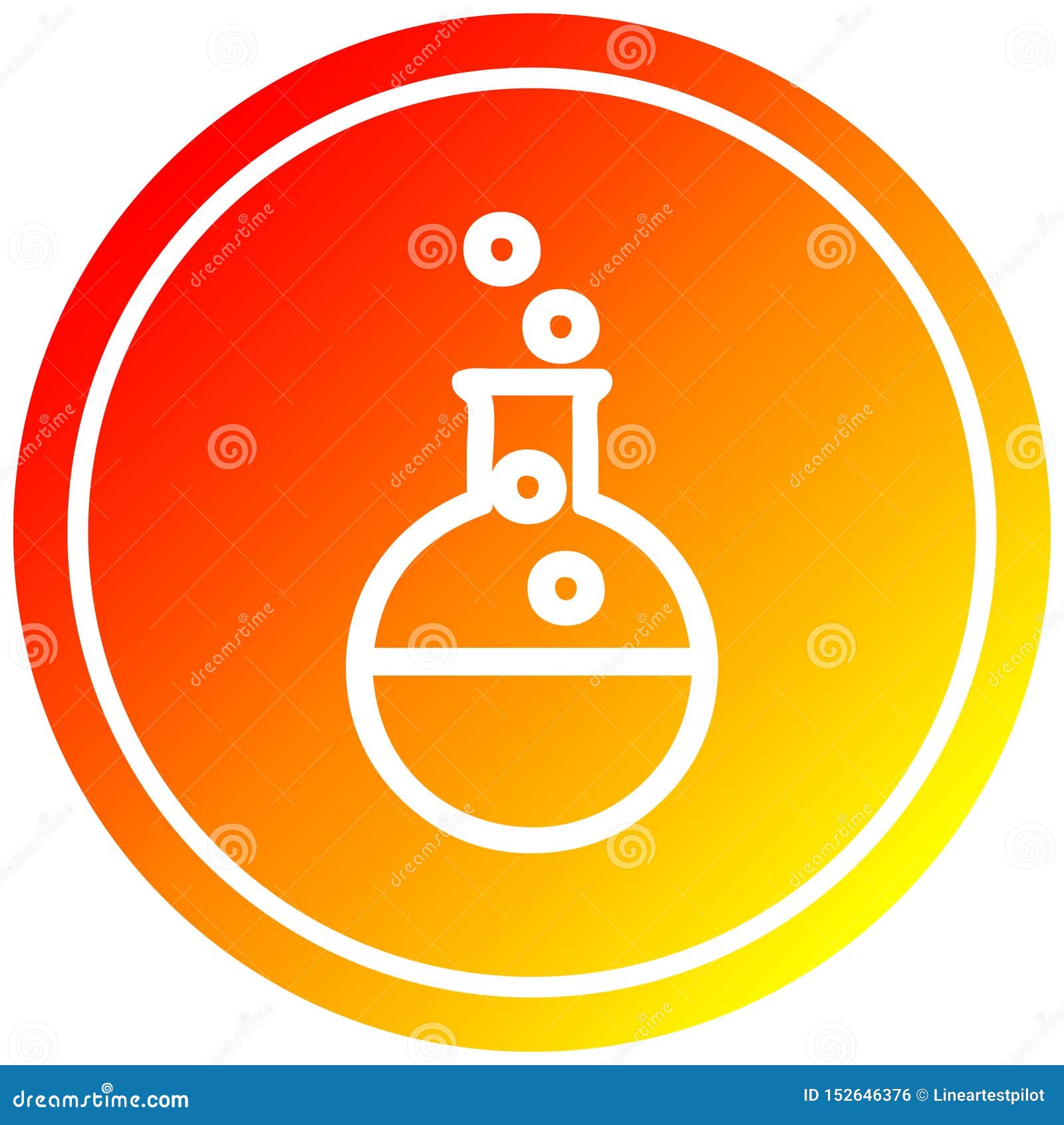 A Creative Science Experiment Circular in Hot Gradient Spectrum Stock ...
