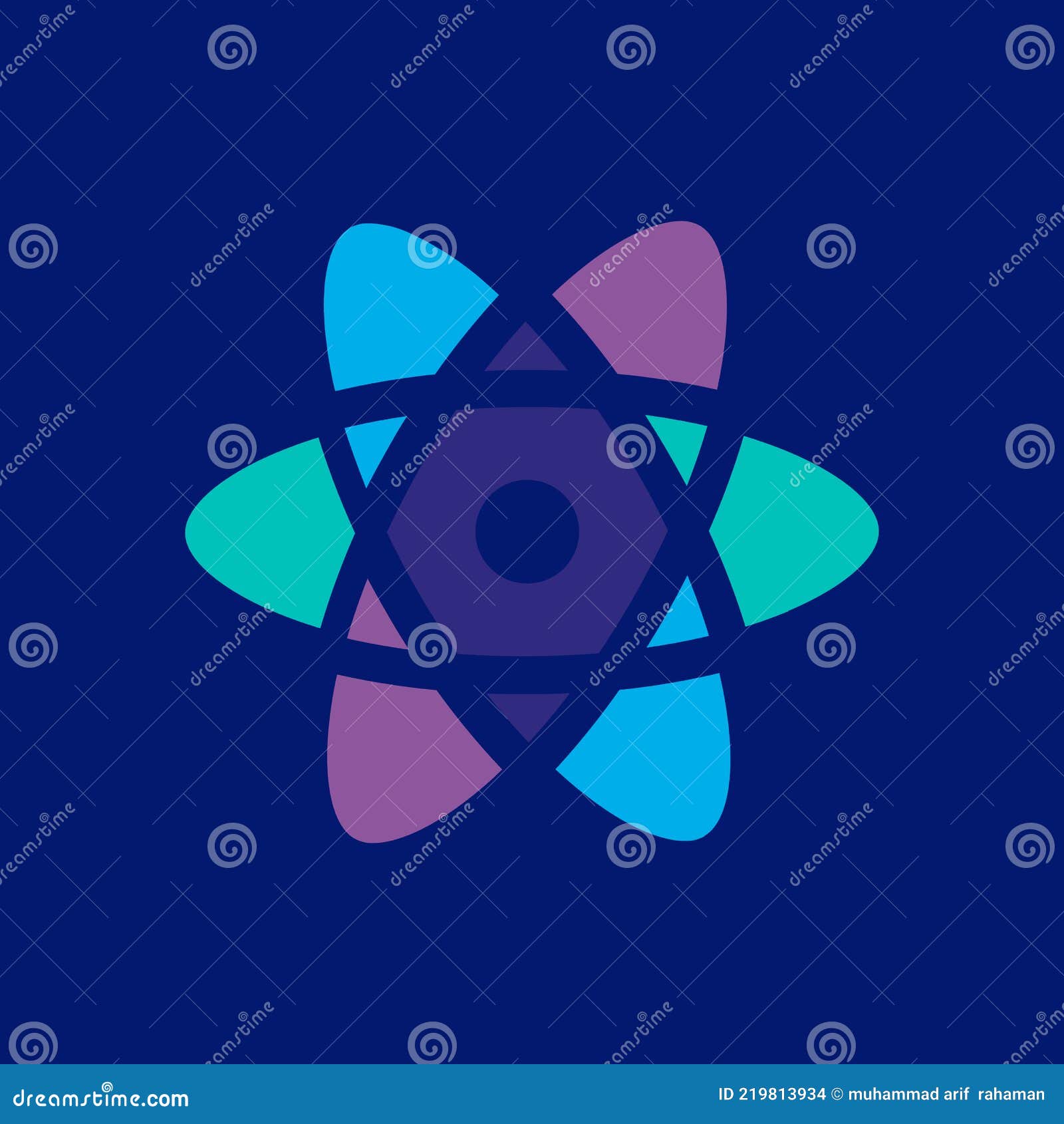 Creative Scientific Atom Symbol Science Logo Design Vector Graphic ...