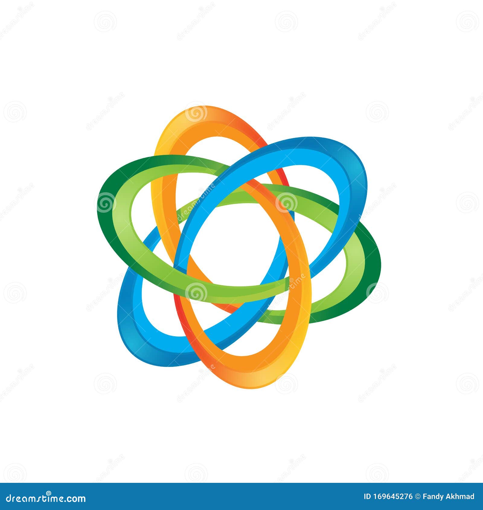 Creative Scientific Atom Symbol Science Logo Design Vector Graphic ...