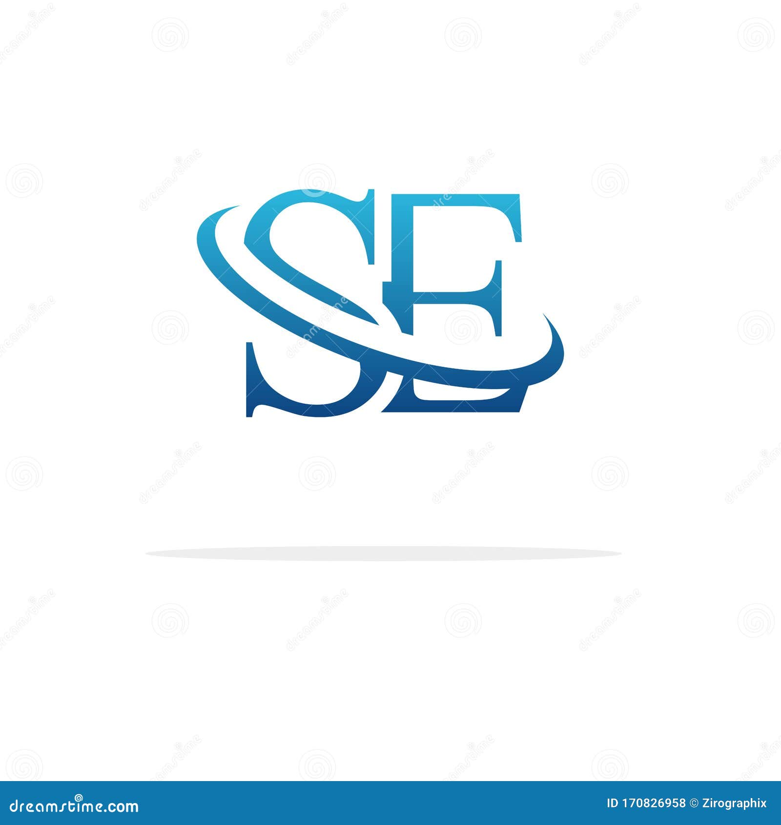 Creative SE Logo Icon Design Stock Vector - Illustration of design ...