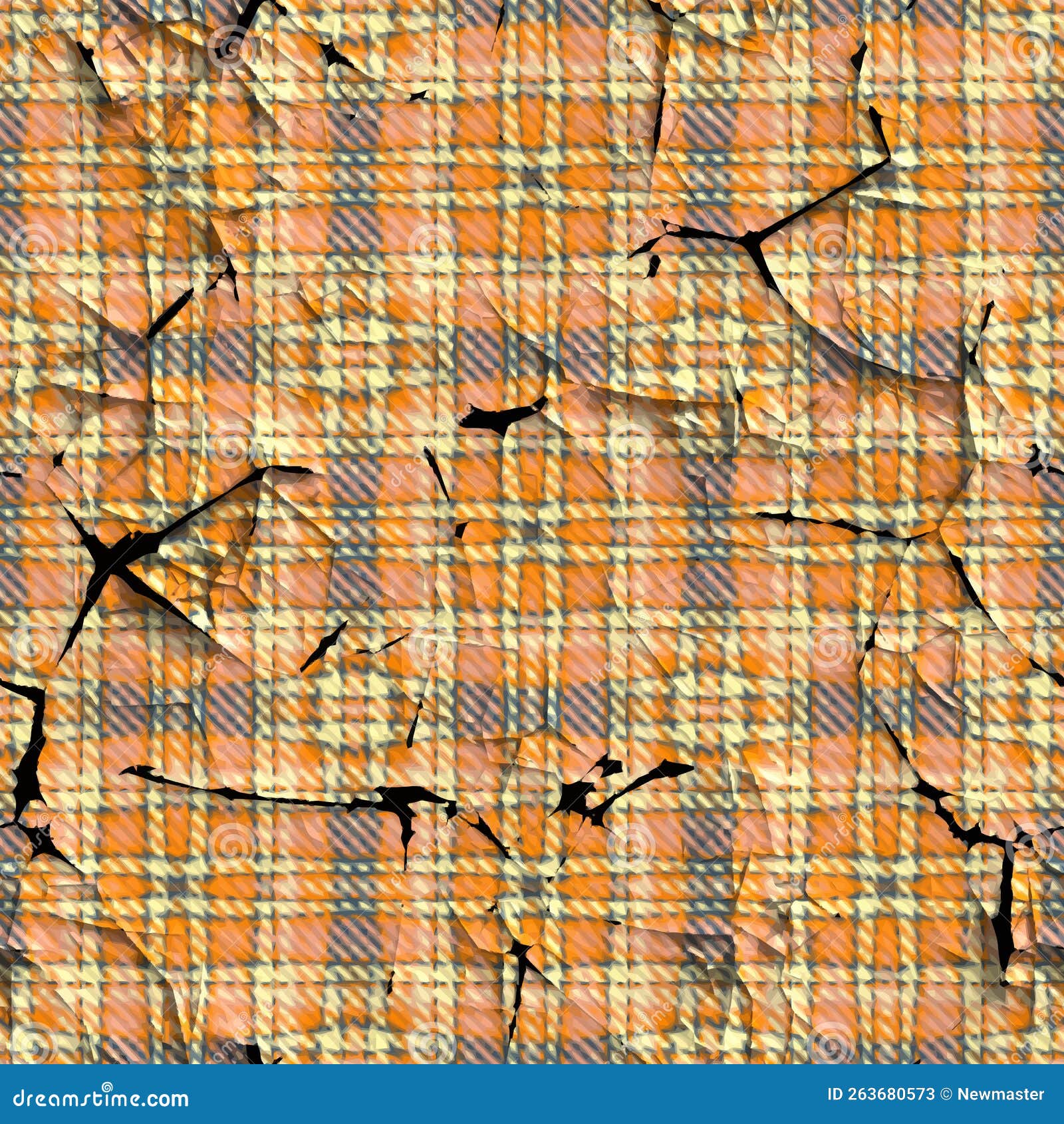 Creative Seamless Cracked Texture Stock Vector - Illustration of ...